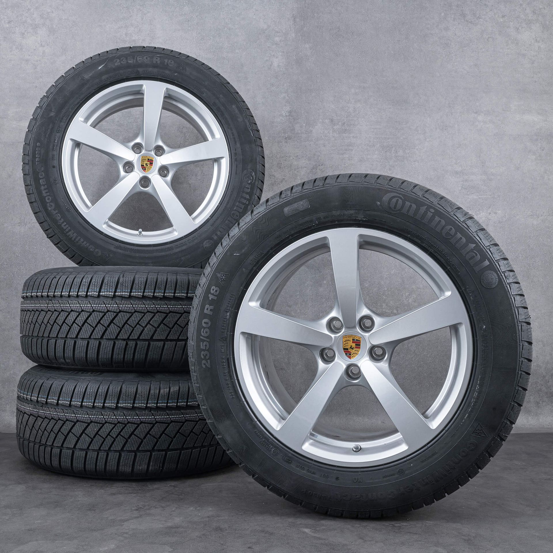 OEM Porsche 18 inch rims Macan S winter tires aluminum NEW