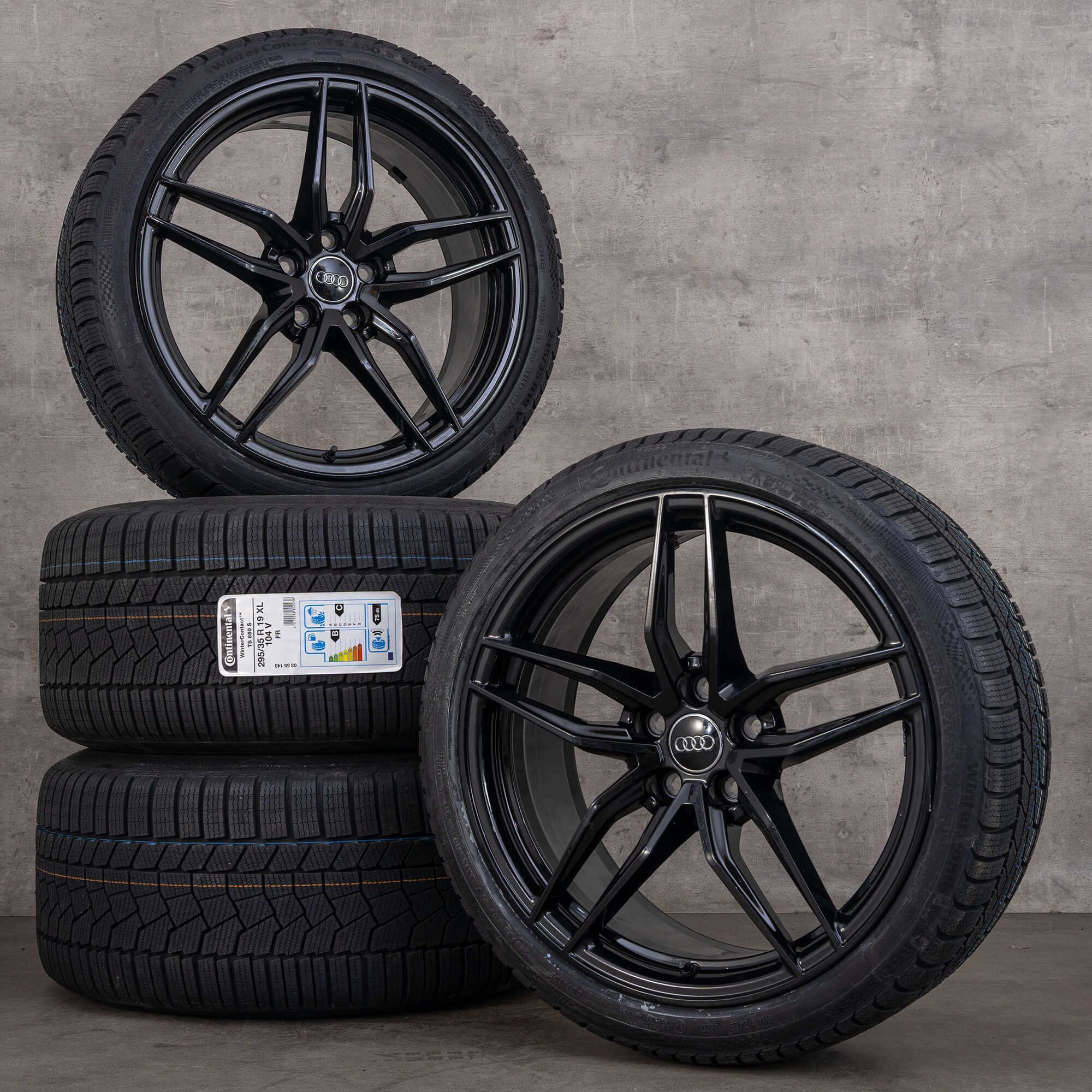 19 inch Audi R8 4S V10 rims winter tires wheels 4S0601025D 4S0601025E