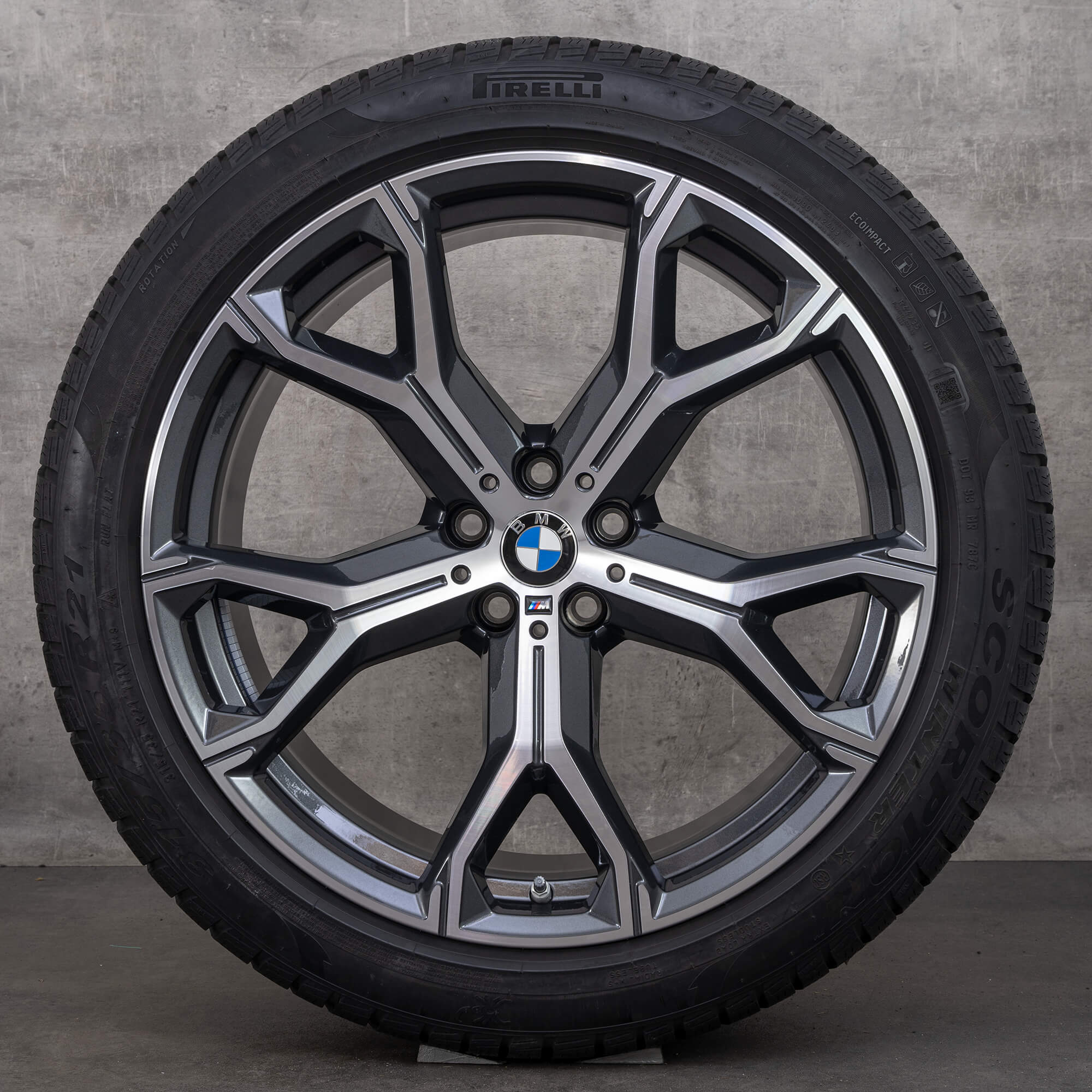 BMW 21 inch rims X5 G05 M741 winter tires wheels 8071998 8071999