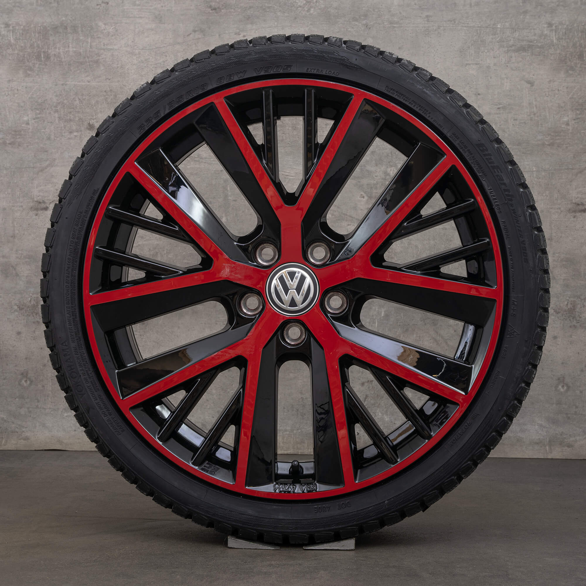 Vw Golf 7 6 Gti Gtd Twinspoke Winter Wheels Tires 19 Inch Rims New