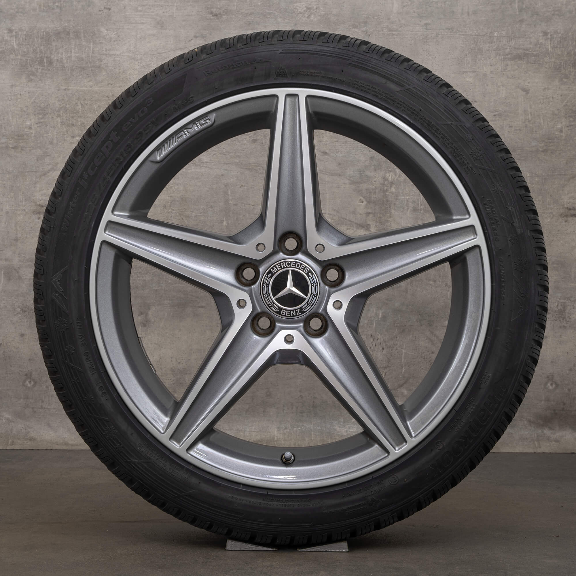 OEM AMG Mercedes Benz C-Class 18 inch W205 S205 C205 A205 rims winter ...