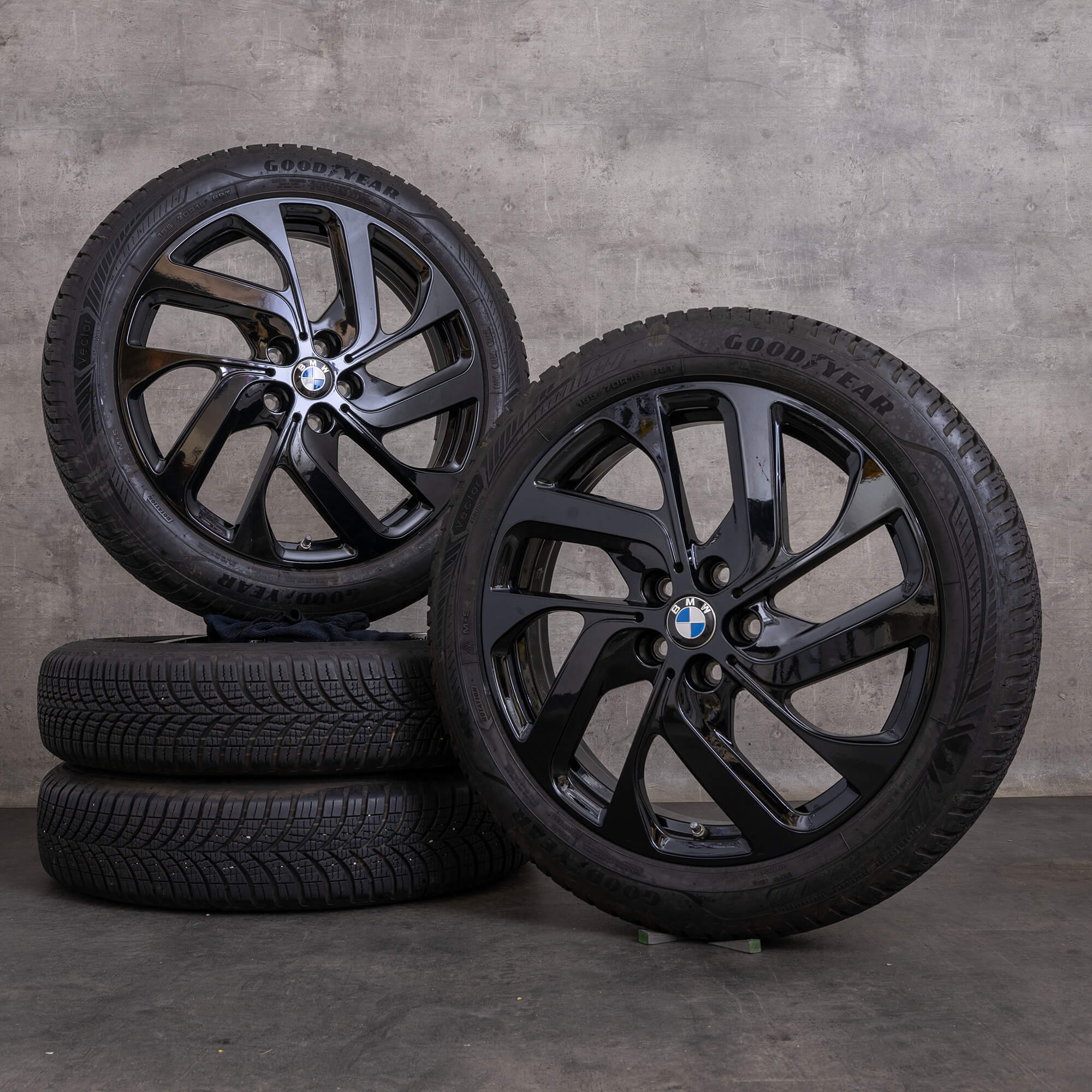 Original BMW i3s Felgen 19 Zoll I01 Allwetterreifen Turbinenstyling 428 ...