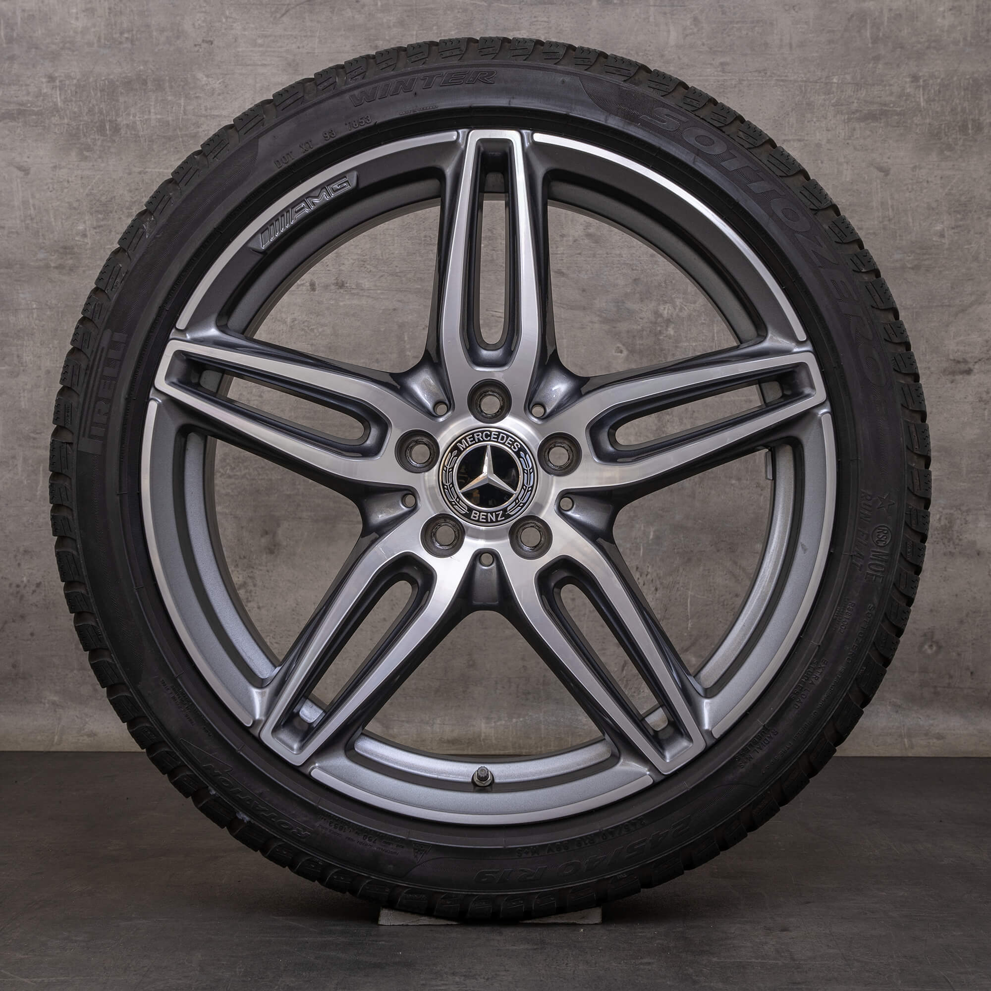 OEM Mercedes Benz E-Class AMG snow tire packages 19 inch W213 S213 C238 ...