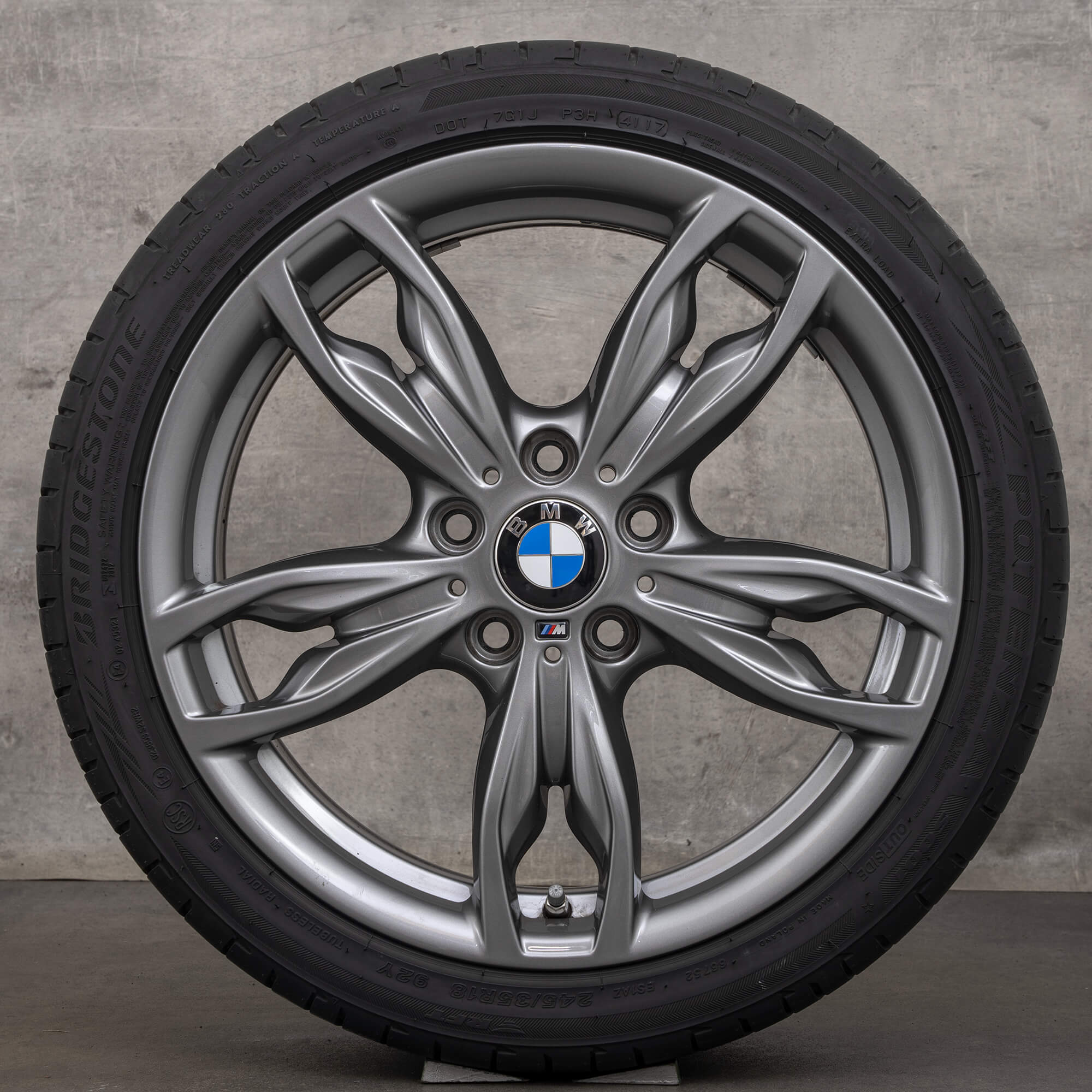 BMW 1 series F20 F21 2 F22 F23 summer wheels tires 18 inch rims M436