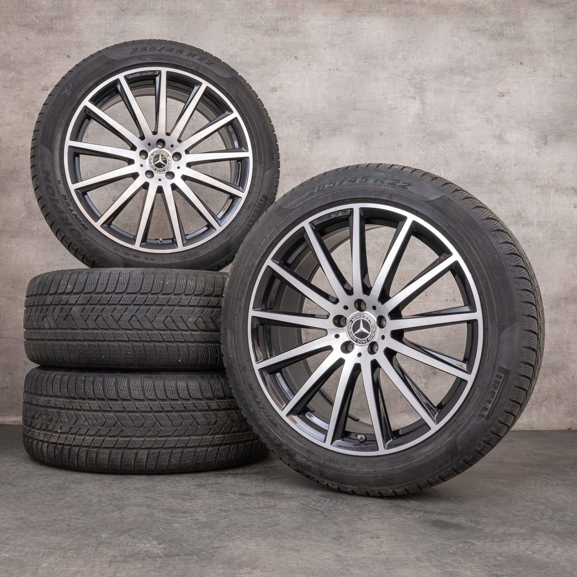 Original Mercedes Benz GLS AMG Winterräder 22 Zoll X167 Felgen ...