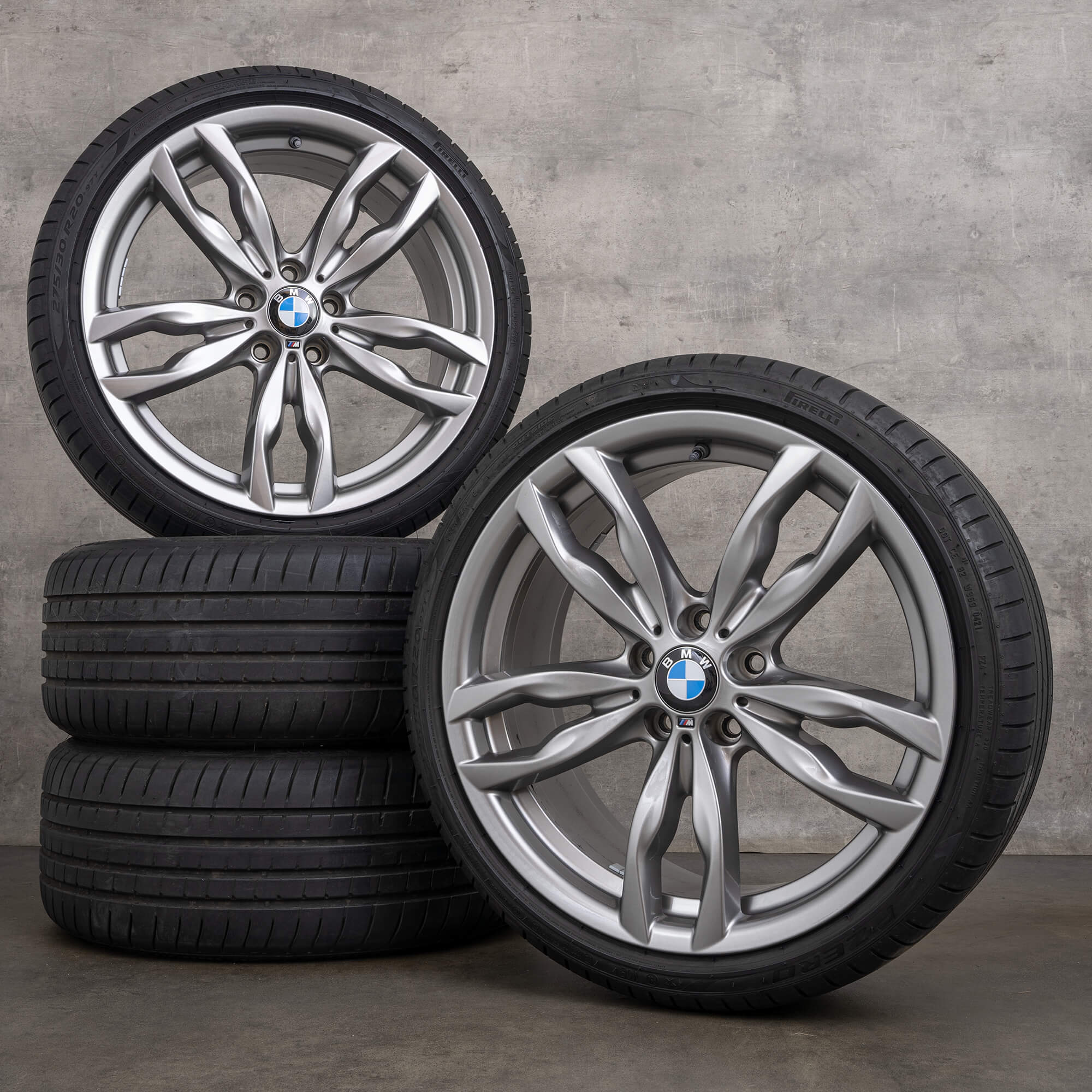 BMW 5er F10 F11 6er F12 F13 F06 Sommerräder 20 Zoll Felgen Sommerreifen 434 M