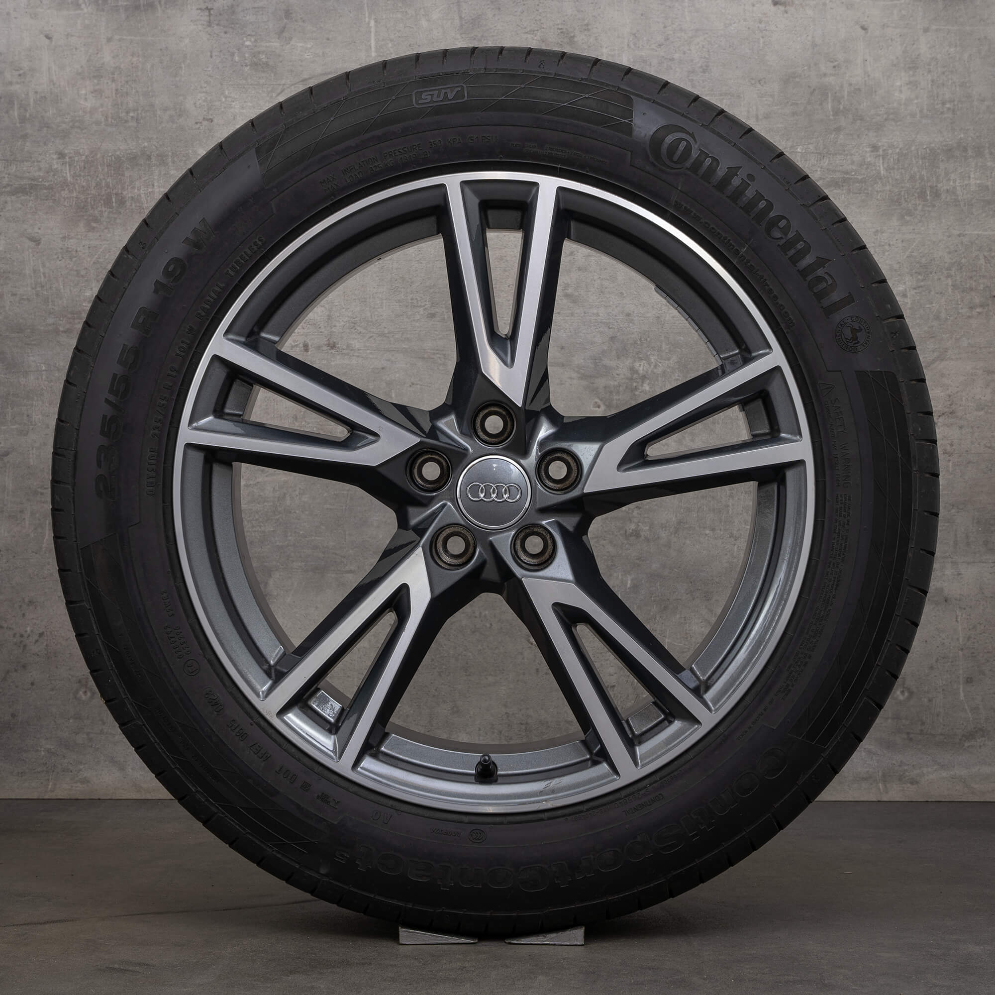 Audi Q5 SQ5 II FY zomerwielen zomerbanden 19 inch velgen S line 80A601025R