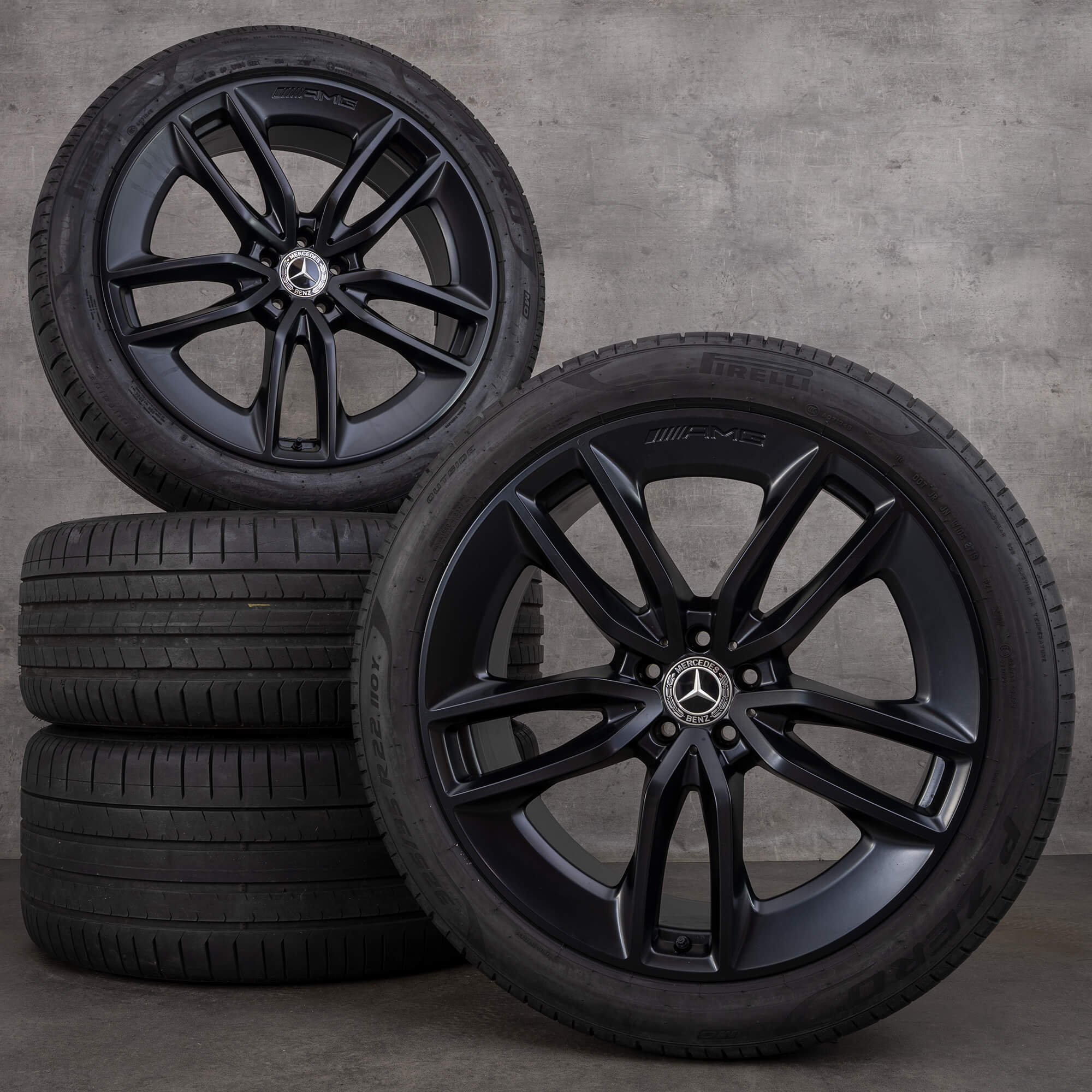 AMG 22-tommers Mercedes felger GLE W167 V167 alloysfelger sommerdekk