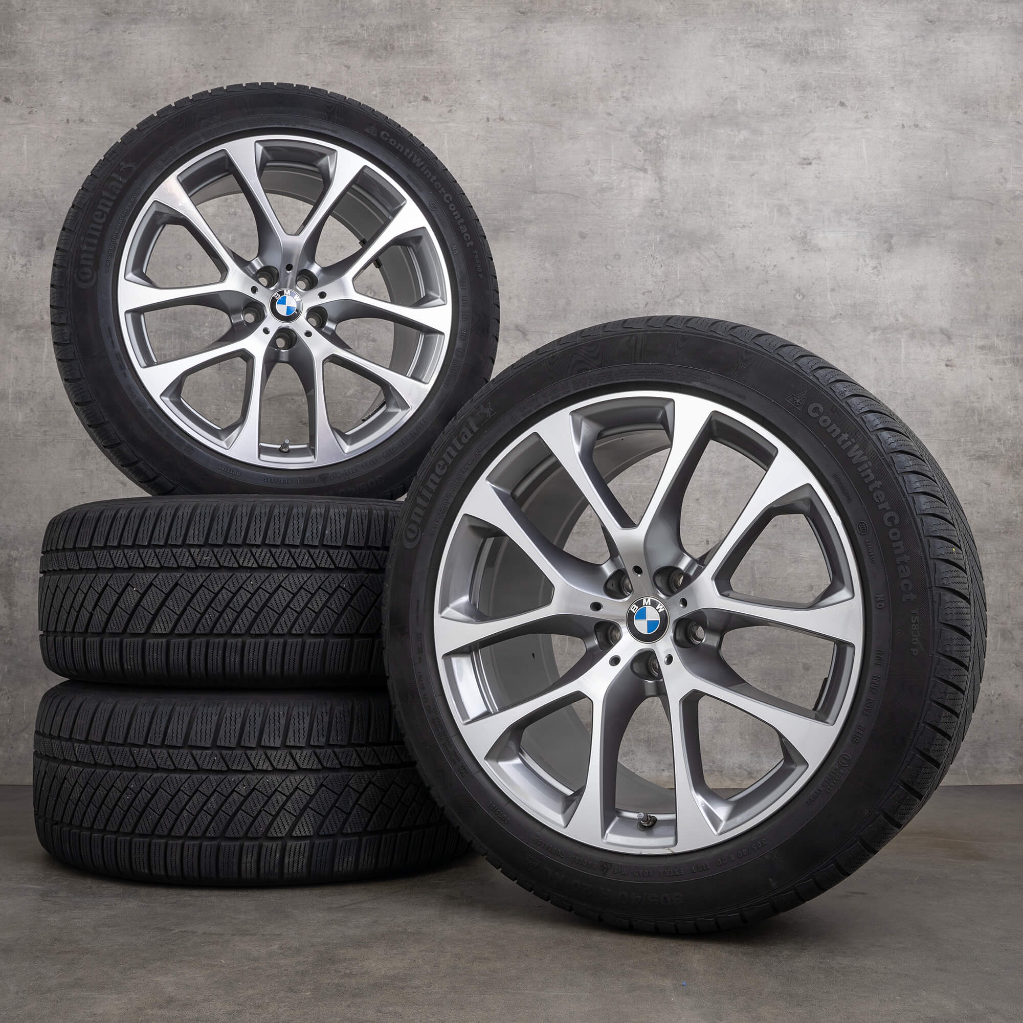 BMW X5 G05 X6 G06 winter wheels 20 inch rims 738 tires 6883757 6883758