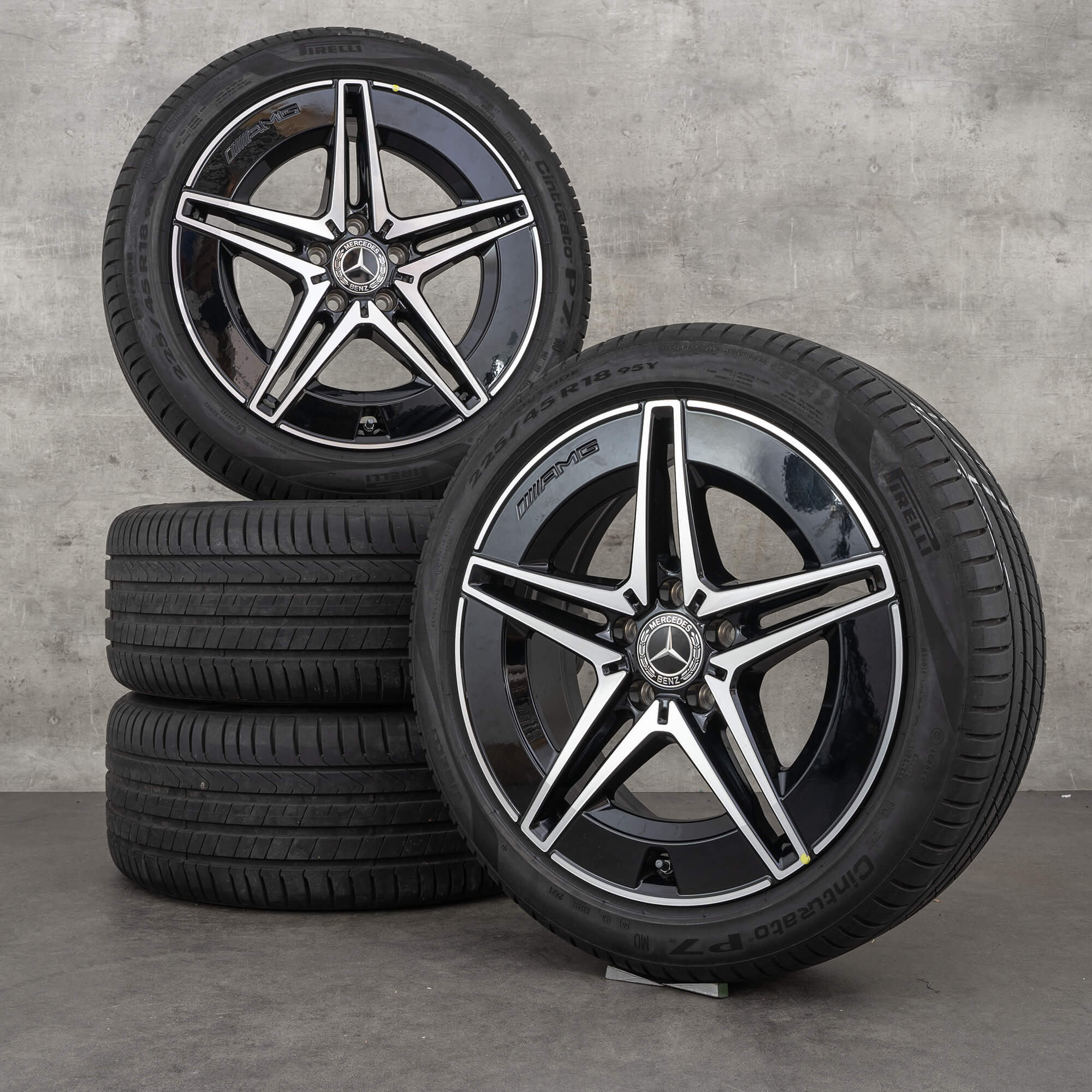 AMG 18 inch rims Mercedes Benz C-Class W206 S206 summer tires summer wheels