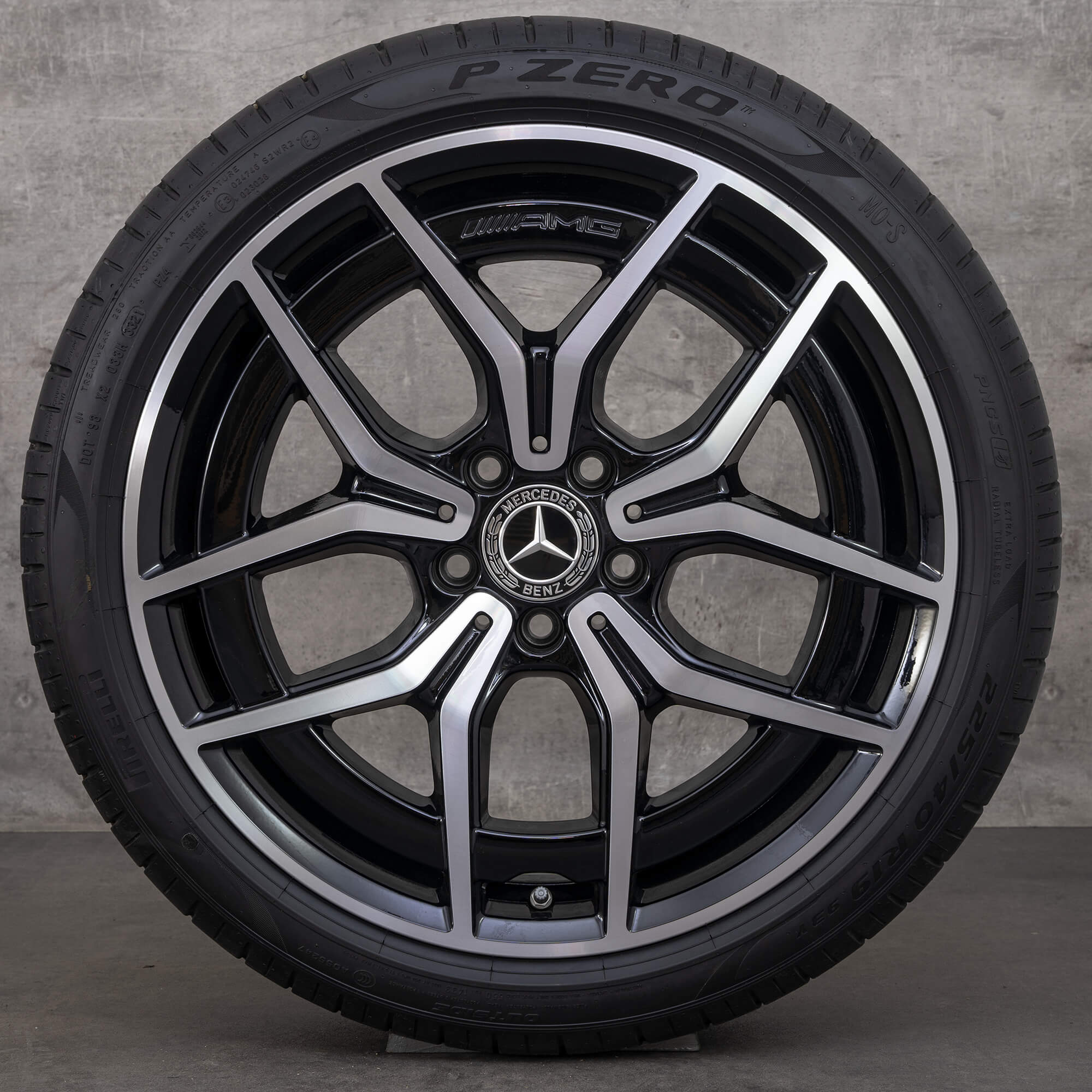 AMG 19 inch Mercedes Benz rims C-Class W206 S206 summer tires wheels