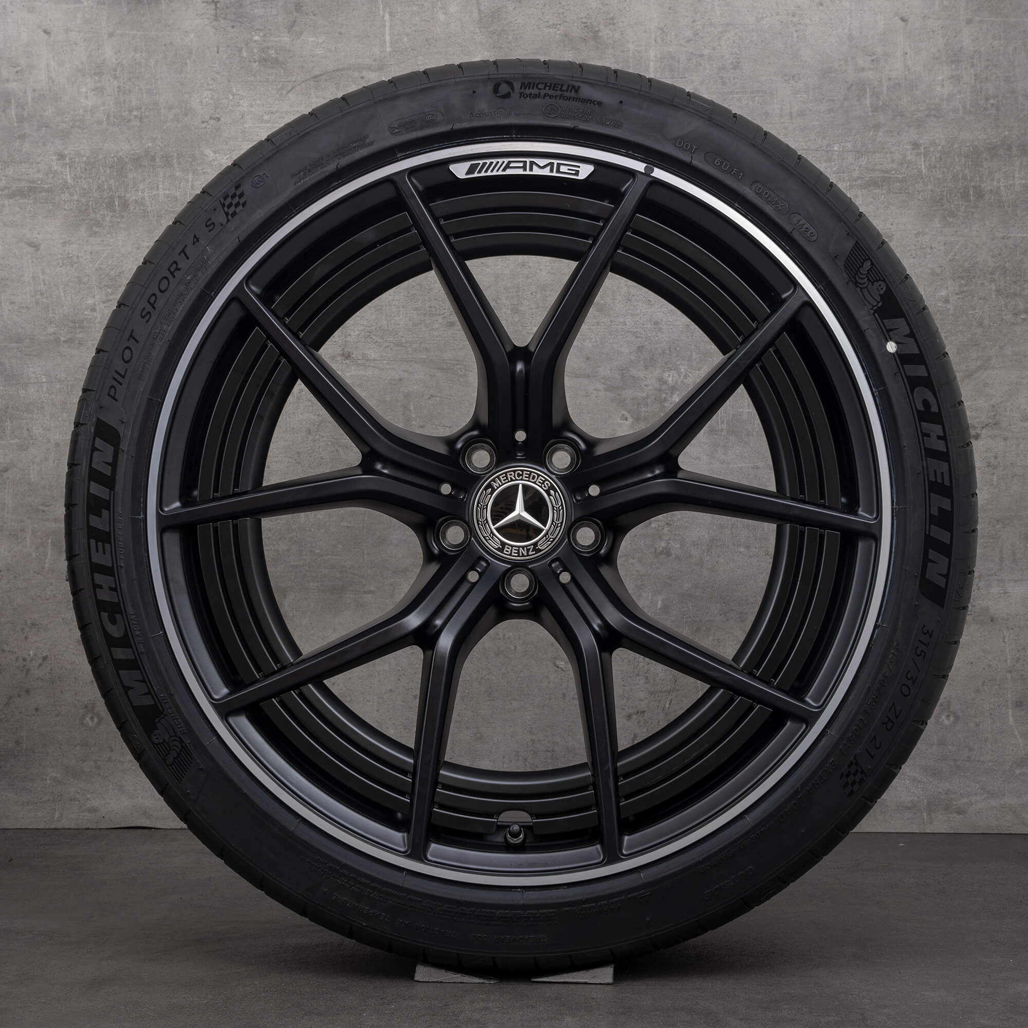 AMG Mercedes Benz GT X290 sommerhjul sommerdekk 21-tommers felger