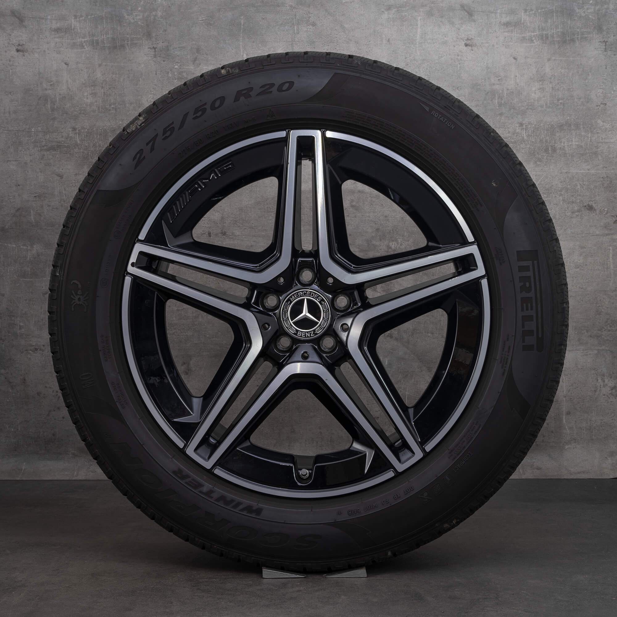 20 inch Mercedes Benz rims GLE SUV V167 winter OEM wheels tires