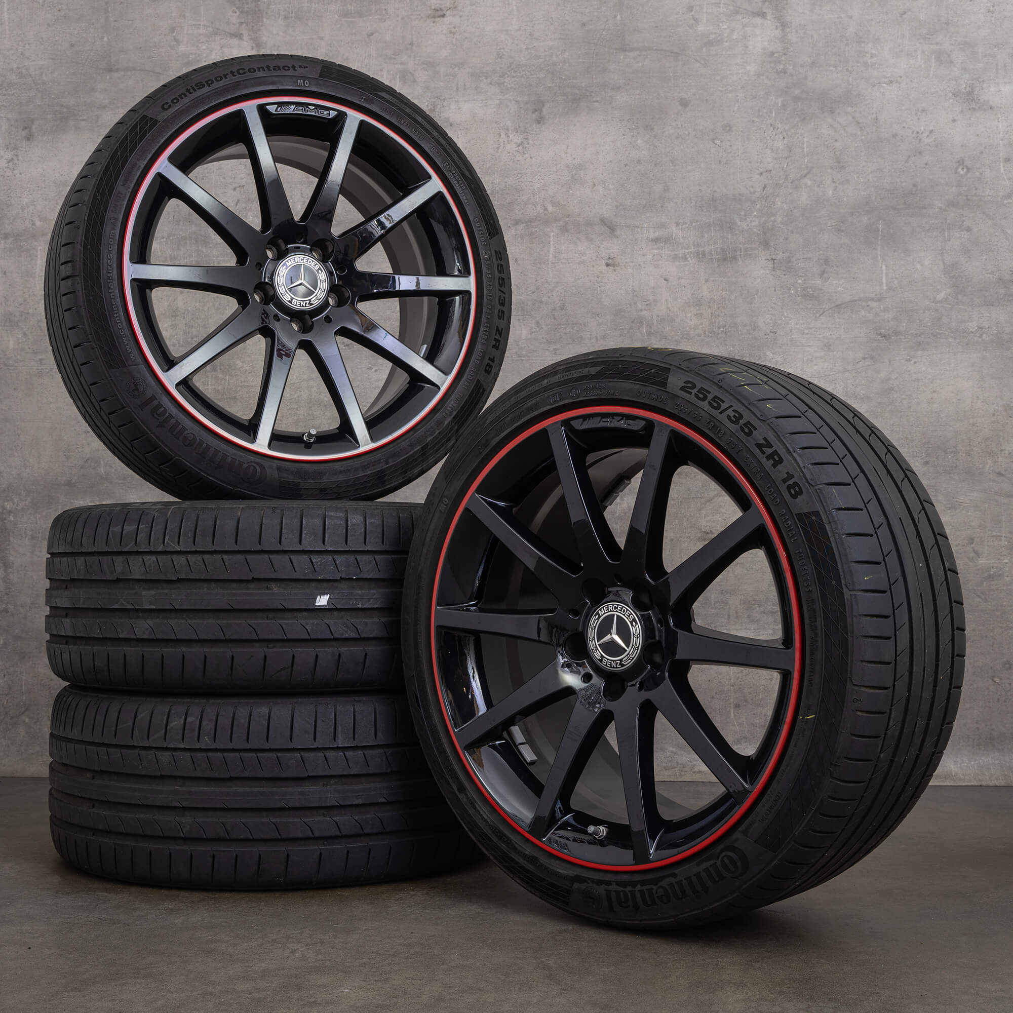 OEM Mercedes Benz SLK 55 SLC 43 AMG rims 18 inch R172 summer wheels ...