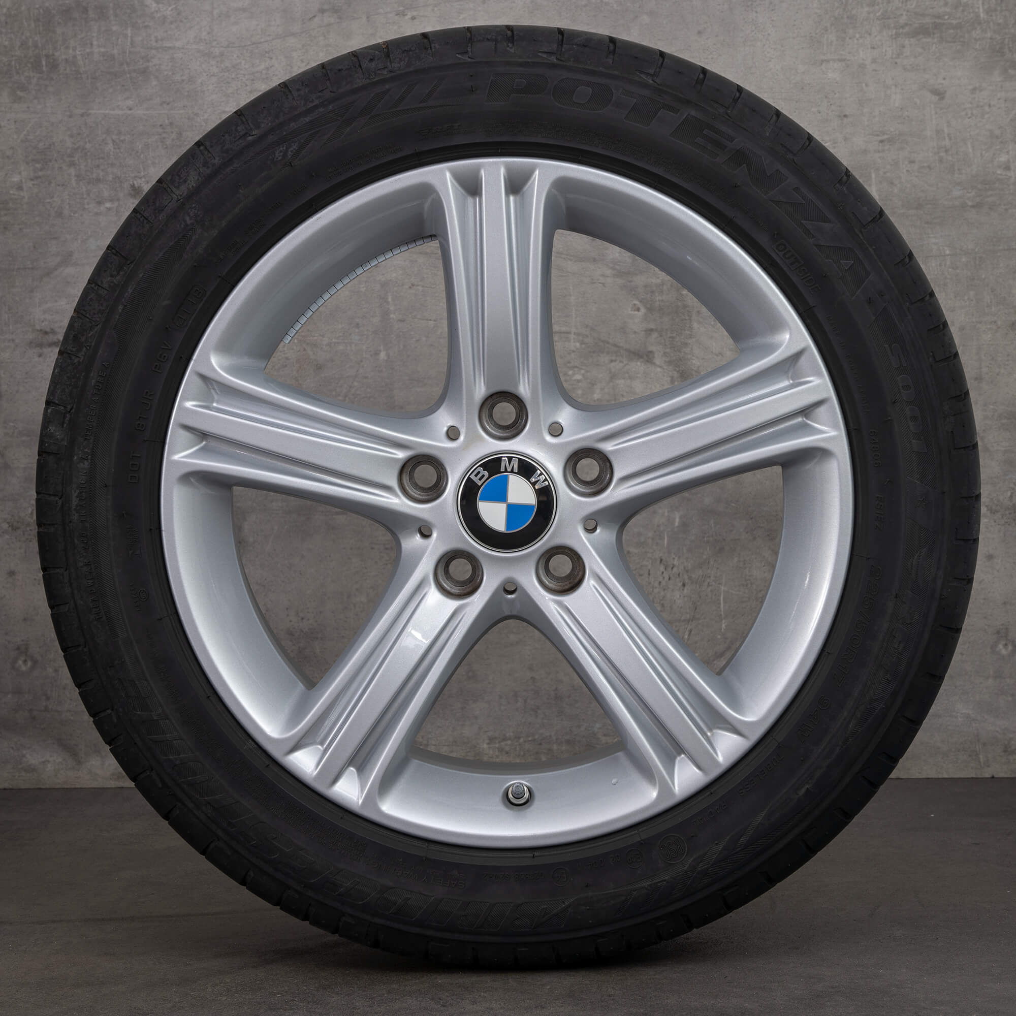 BMW 3 series F30 F31 4 F32 F33 summer wheels styling 393 17 inch rims tires