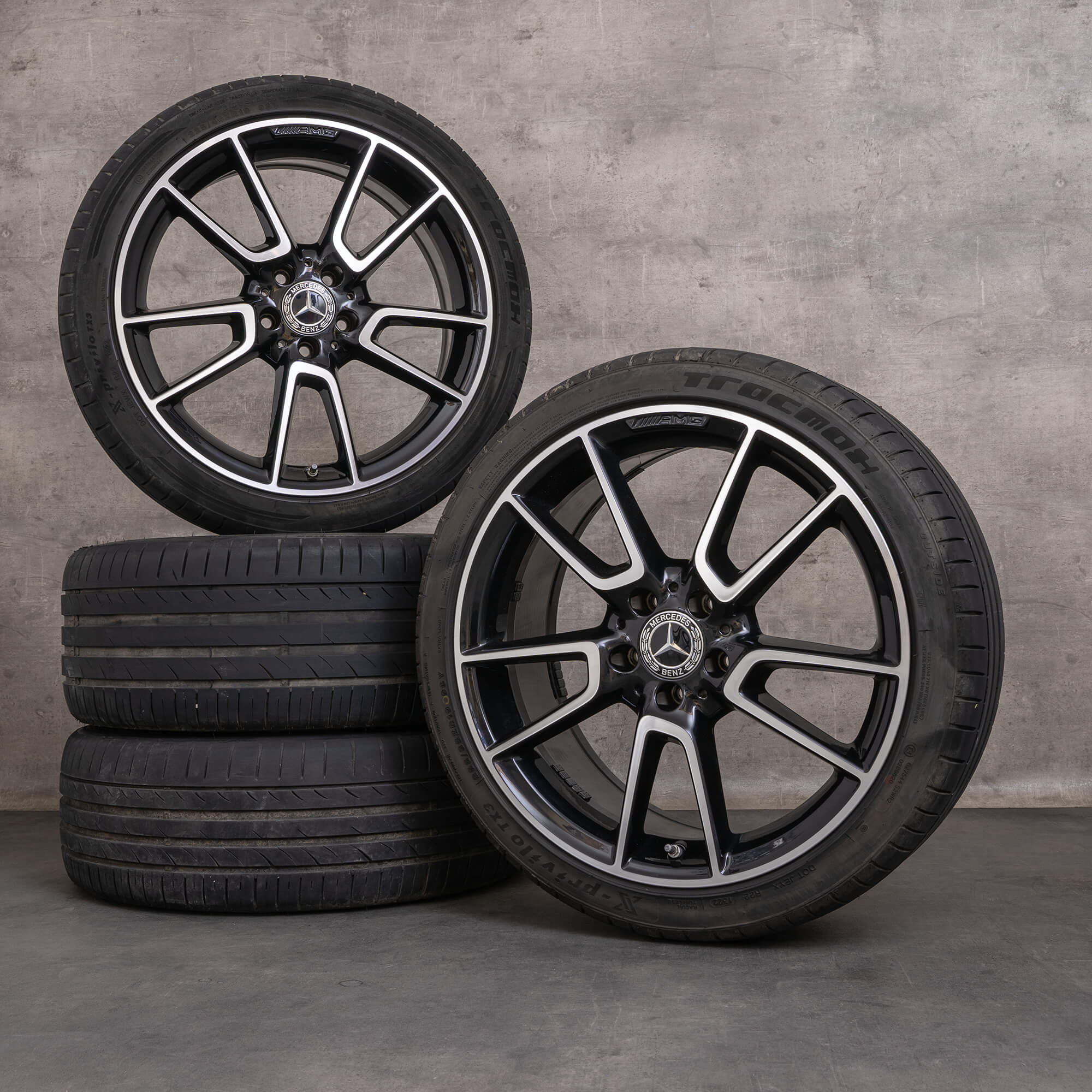 OEM Mercedes Benz C-Class AMG rims 19 inch W205 S205 C205 A205 summer ...