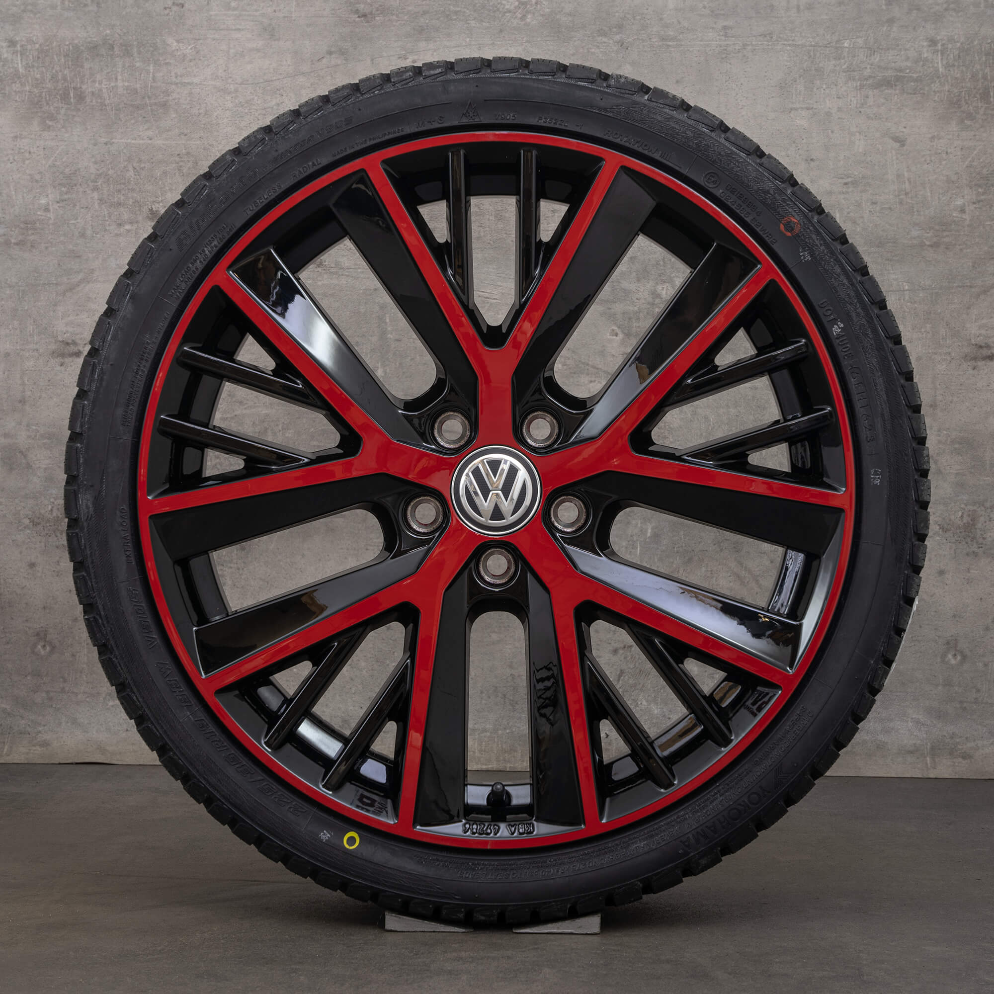 VW Golf 7 6 GTI GTD Twinspoke winter wheels tires 19 inch rims NEW