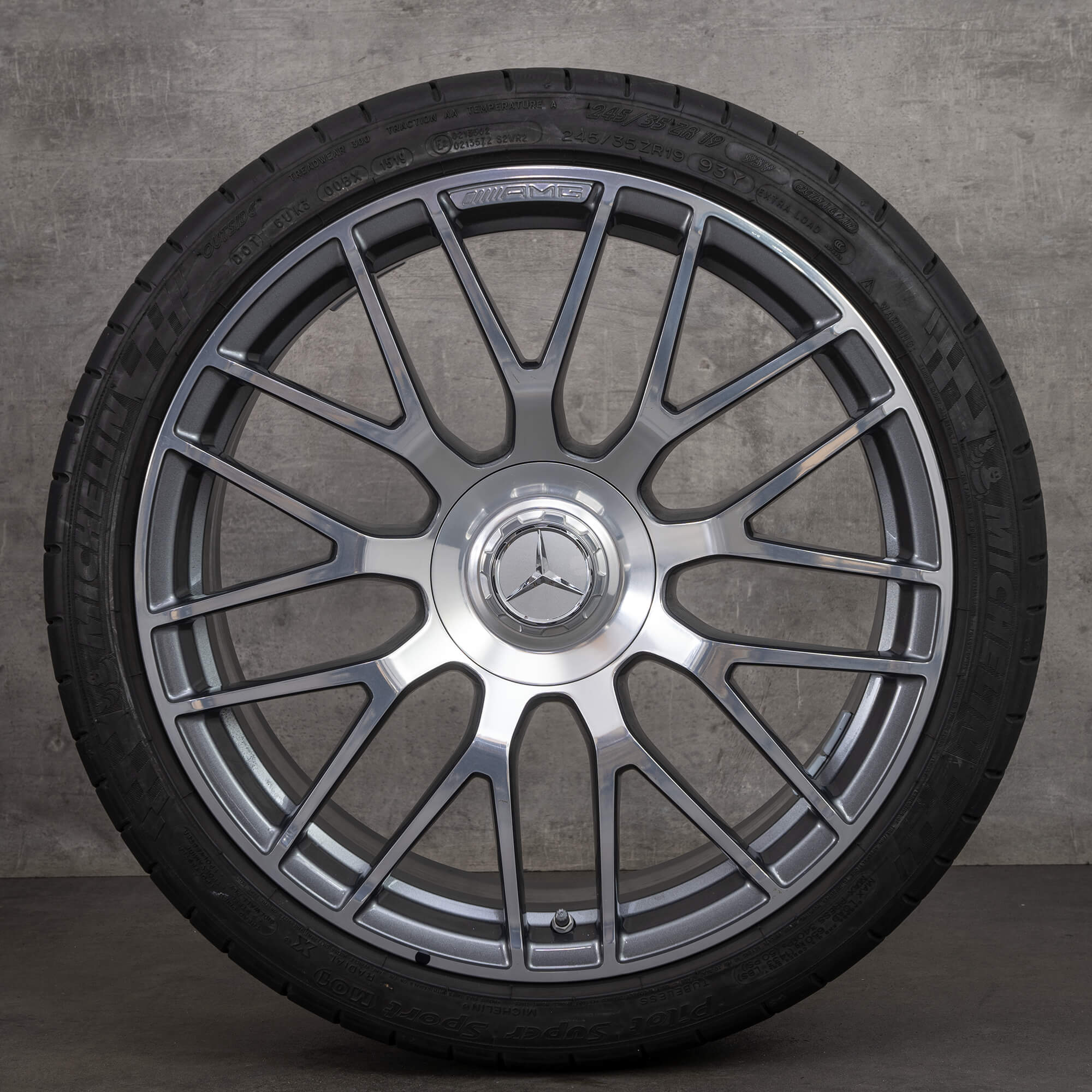 AMG Mercedes Benz summer wheels C63 S W205 S205 19 inch rims tires