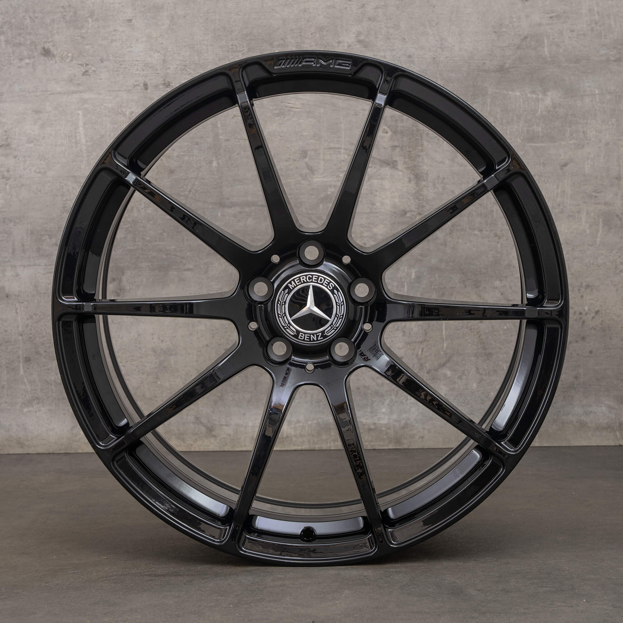 AMG Mercedes Benz C-Class W204 S204 C63 Black Series 19 inch rims black