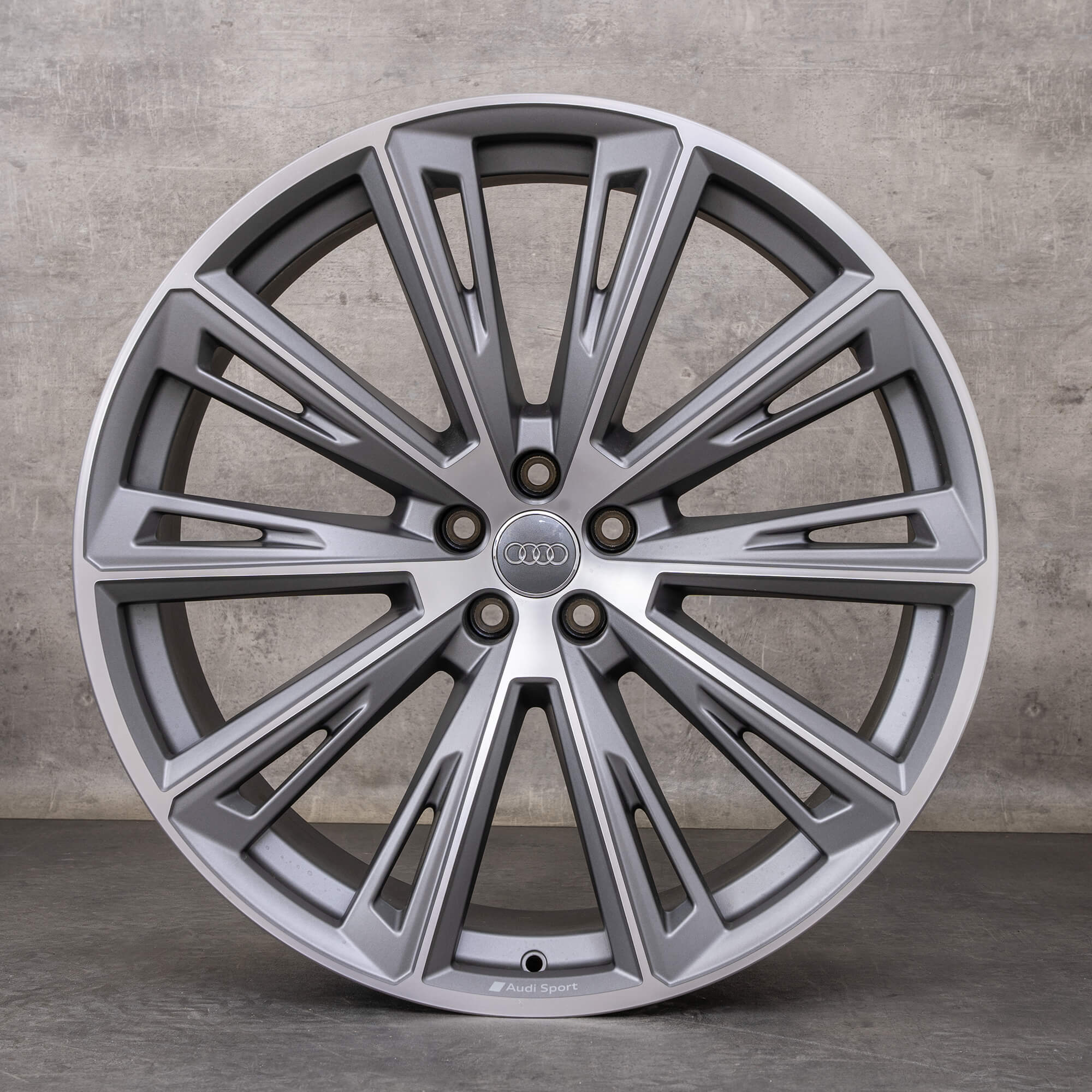 Original Audi Q8 SQ8 Winterräder 23 Zoll 4M8 Felgen 4M8601025R titan ...