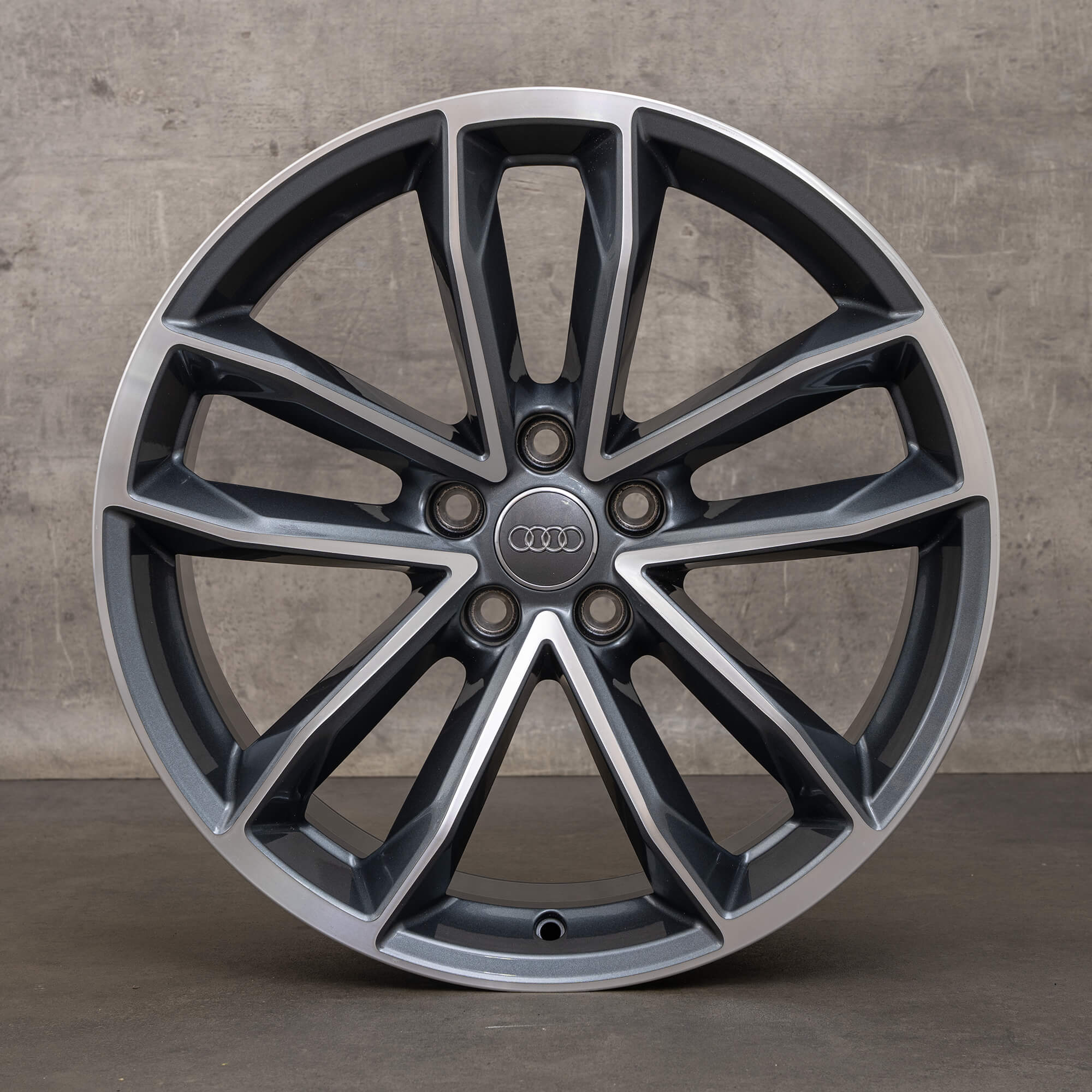 Audi A5 S5 B9 8W 19 Zoll Cavo Felgen 8W0601025DF graphitgrau bicolor ...