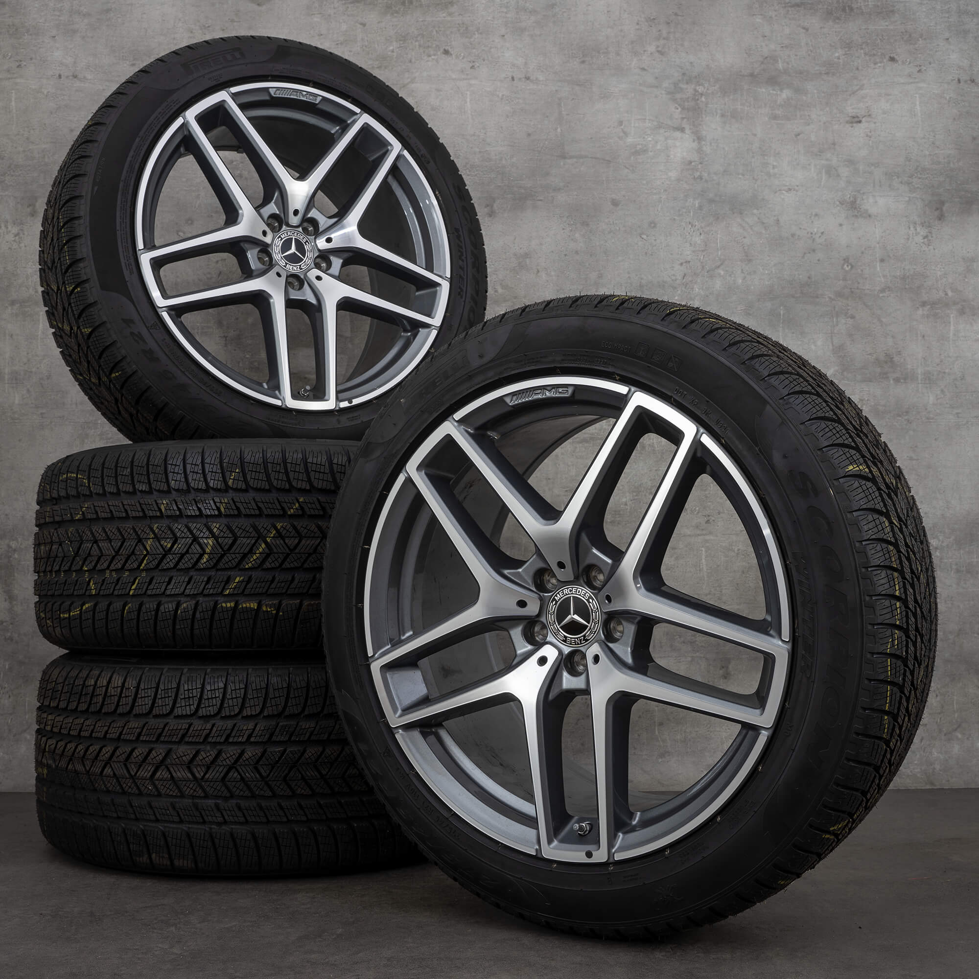 Mercedes Benz 21 inch rims AMG GLE C292 Coupe winter tires wheels