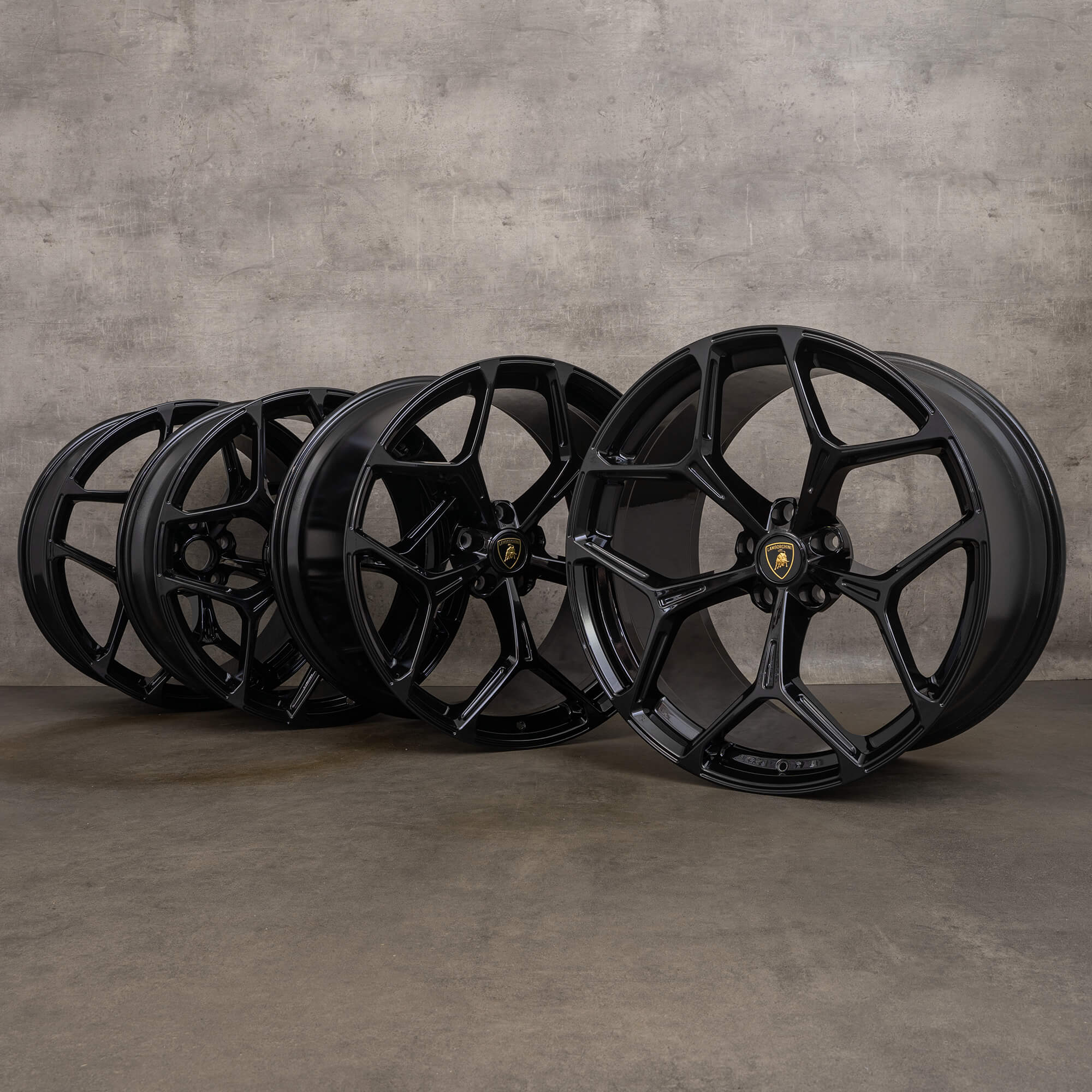 OEM Lamborghini Revuelto 21 22 inch rims 47B601017 black