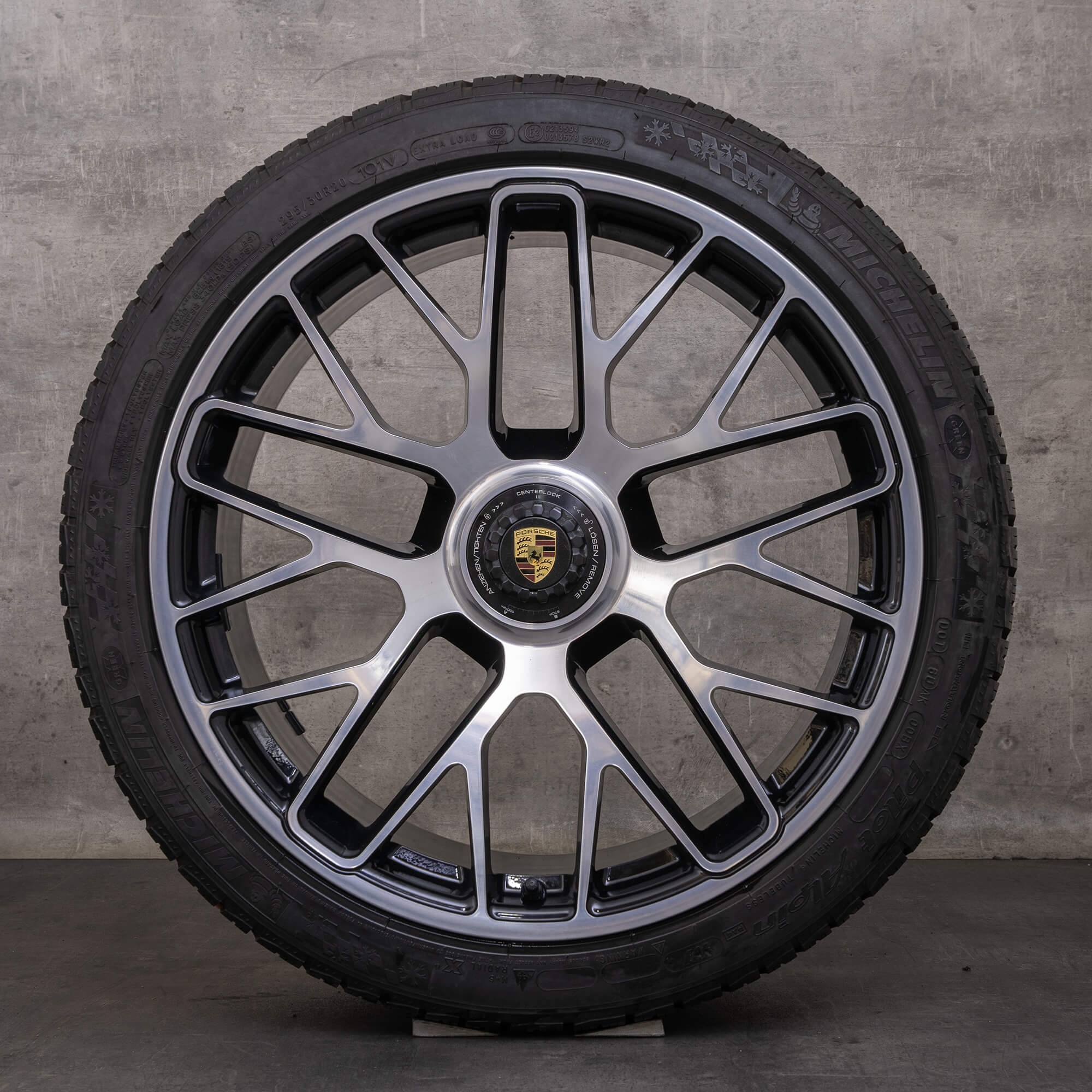 OEM Porsche 911 snow tire packages 20 inch 991 I II Turbo S rims ...