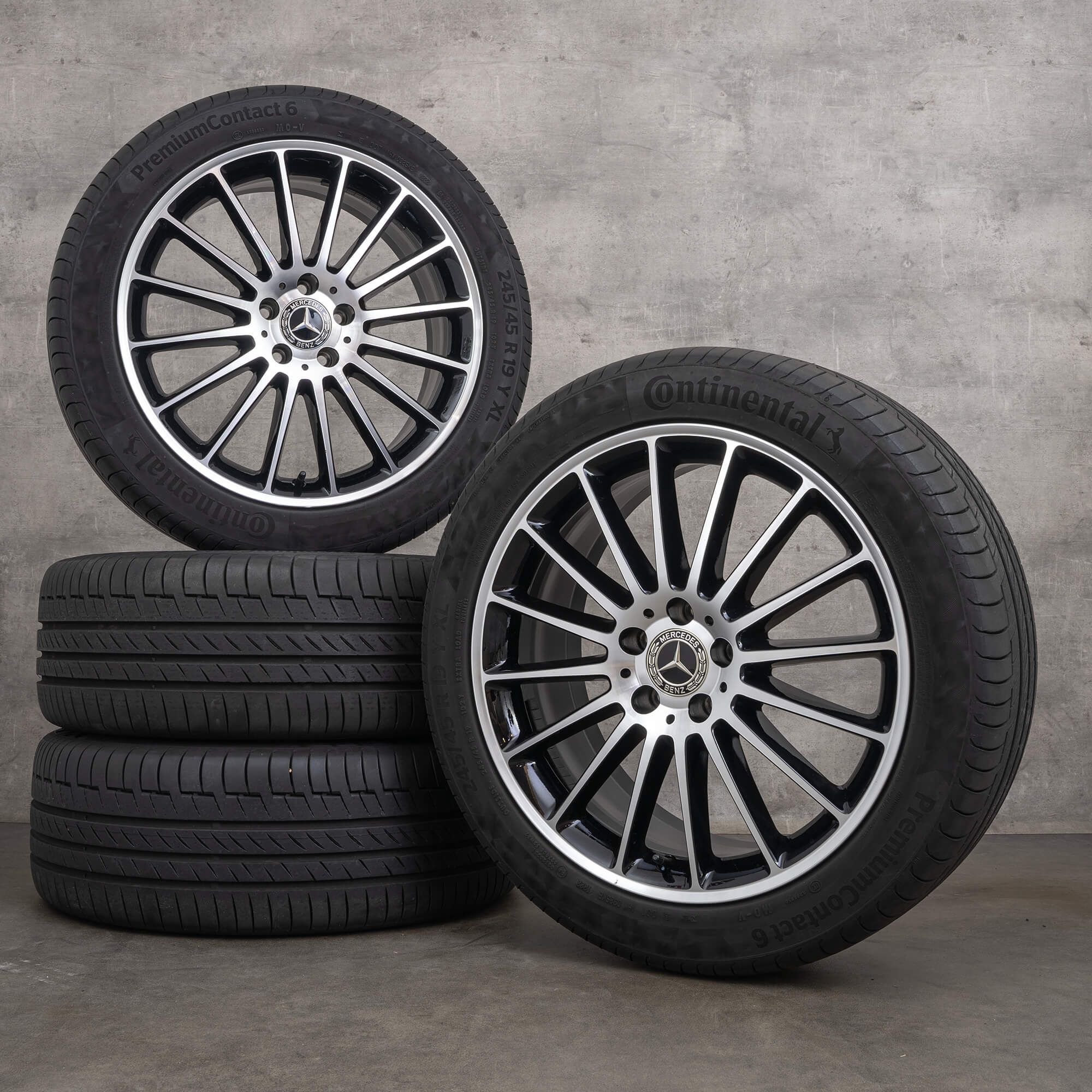 Mercedes Benz V-Class W447 summer wheels Somer tires 19 inch rims ...