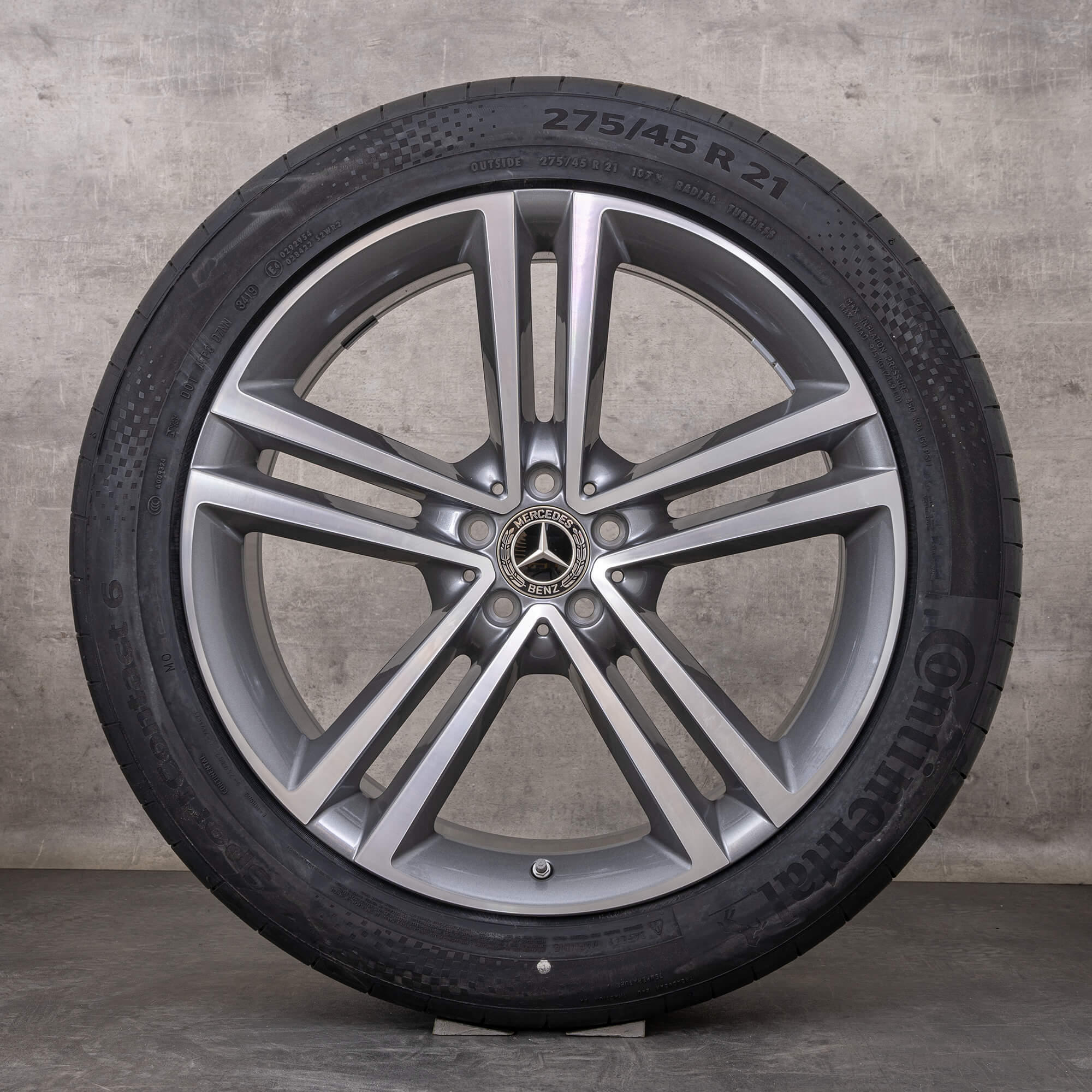 OEM Mercedes Benz GLE Rims 21 inch V167 summer wheels A1674010300 ...