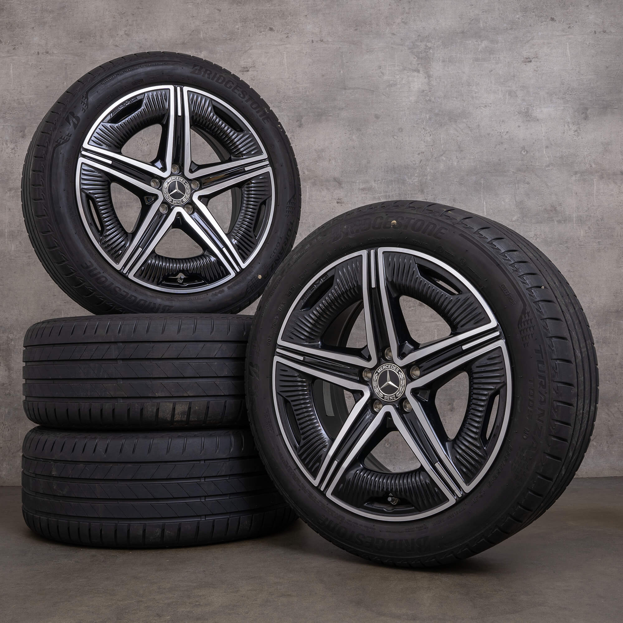 OEM Mercedes Benz EQE AMG rims 19 inch V295 summer wheels A2954012200 ...