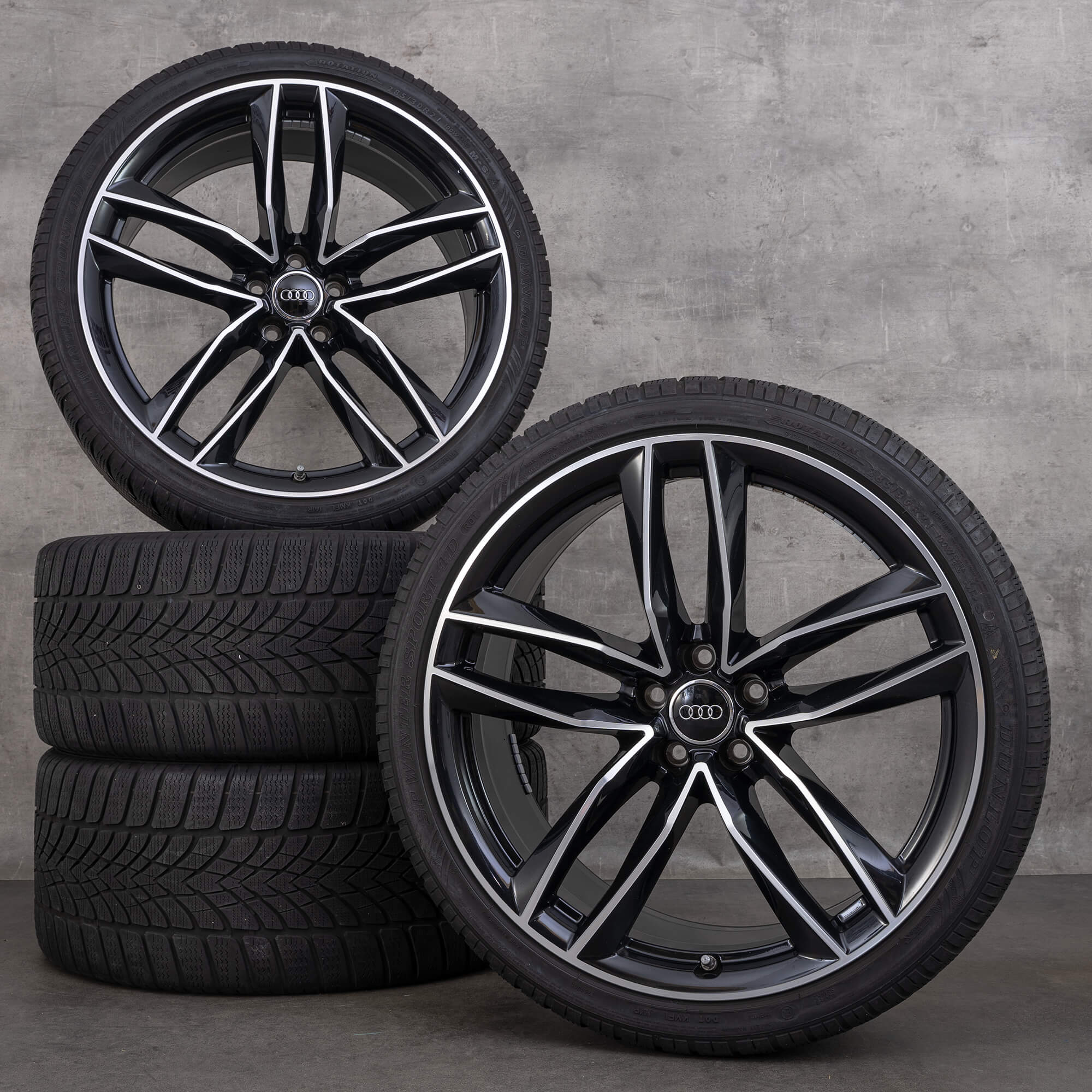 Audi 21 inch velgen RS6 4G C7 winterbanden compleet wintervelgen ...
