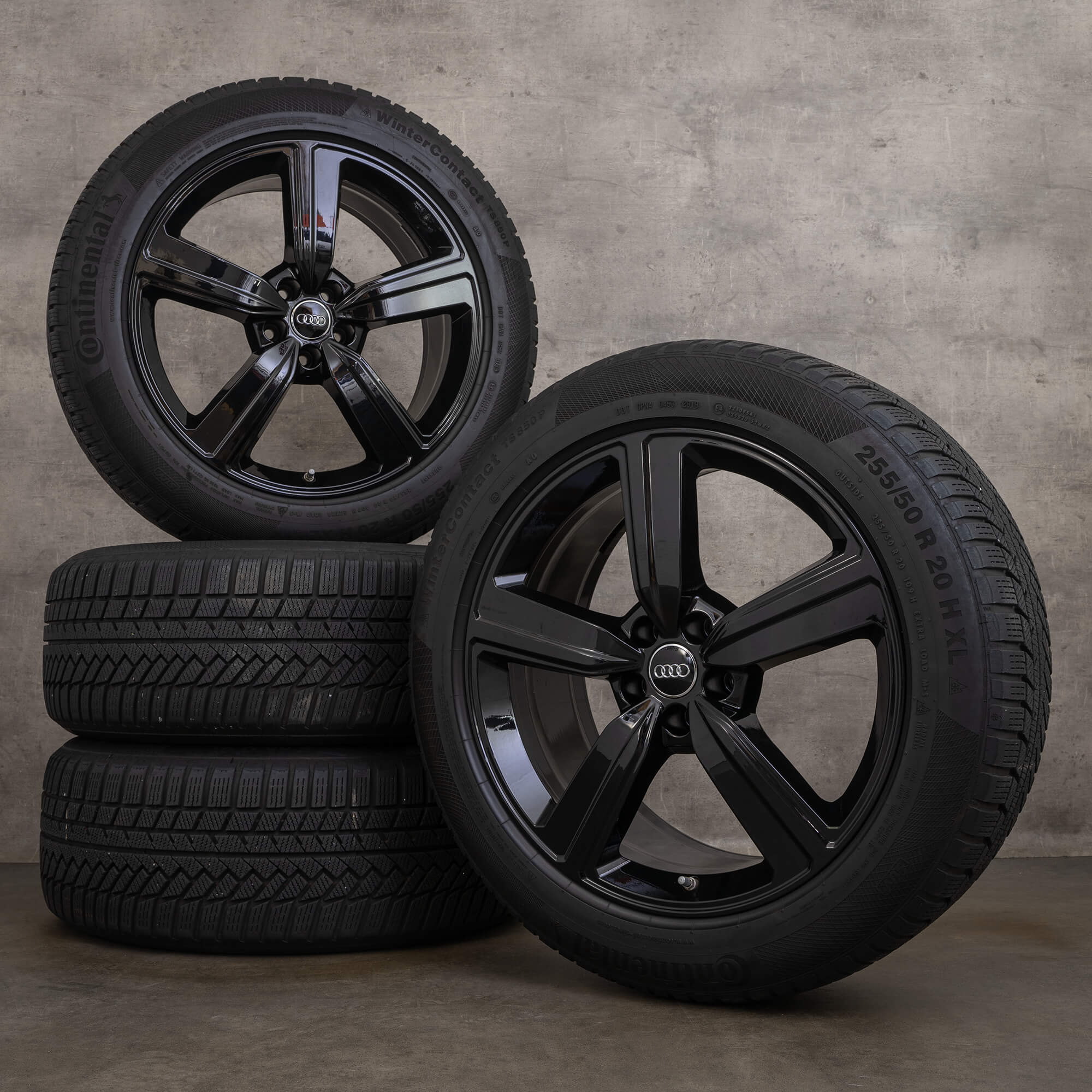 Original Audi E Tron Gen Q8 Gea 20 Inch Winter Tires Rims 4ke601025s