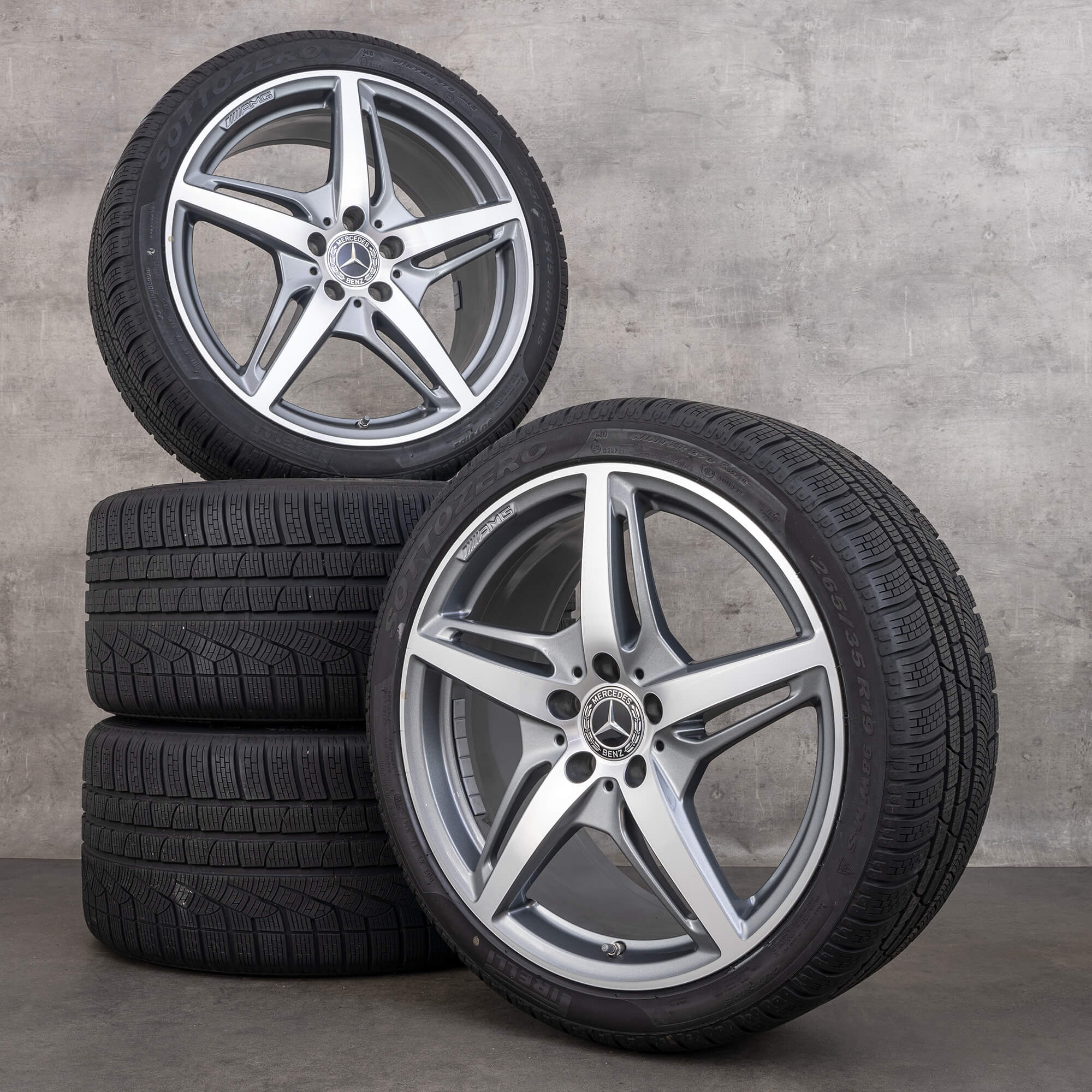 AMG 19 20 inch rims Mercedes Benz GT & S C190 R190 winter tires wheels