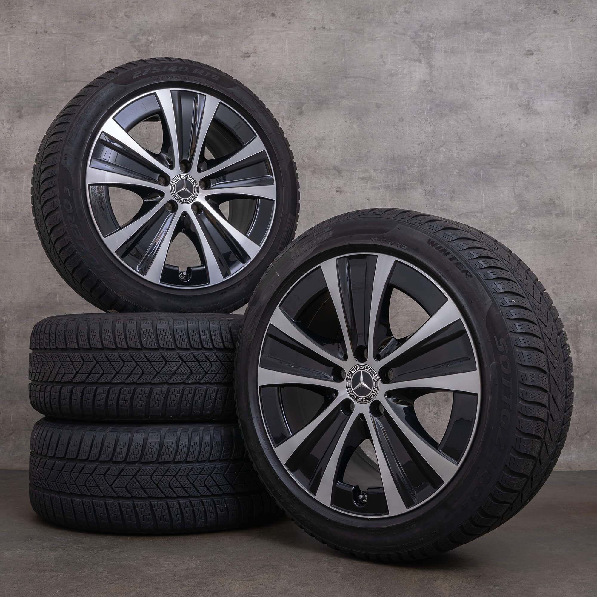 OEM Mercedes Benz E-Class winter wheels 18 inch W213 S213 E300de E300e ...