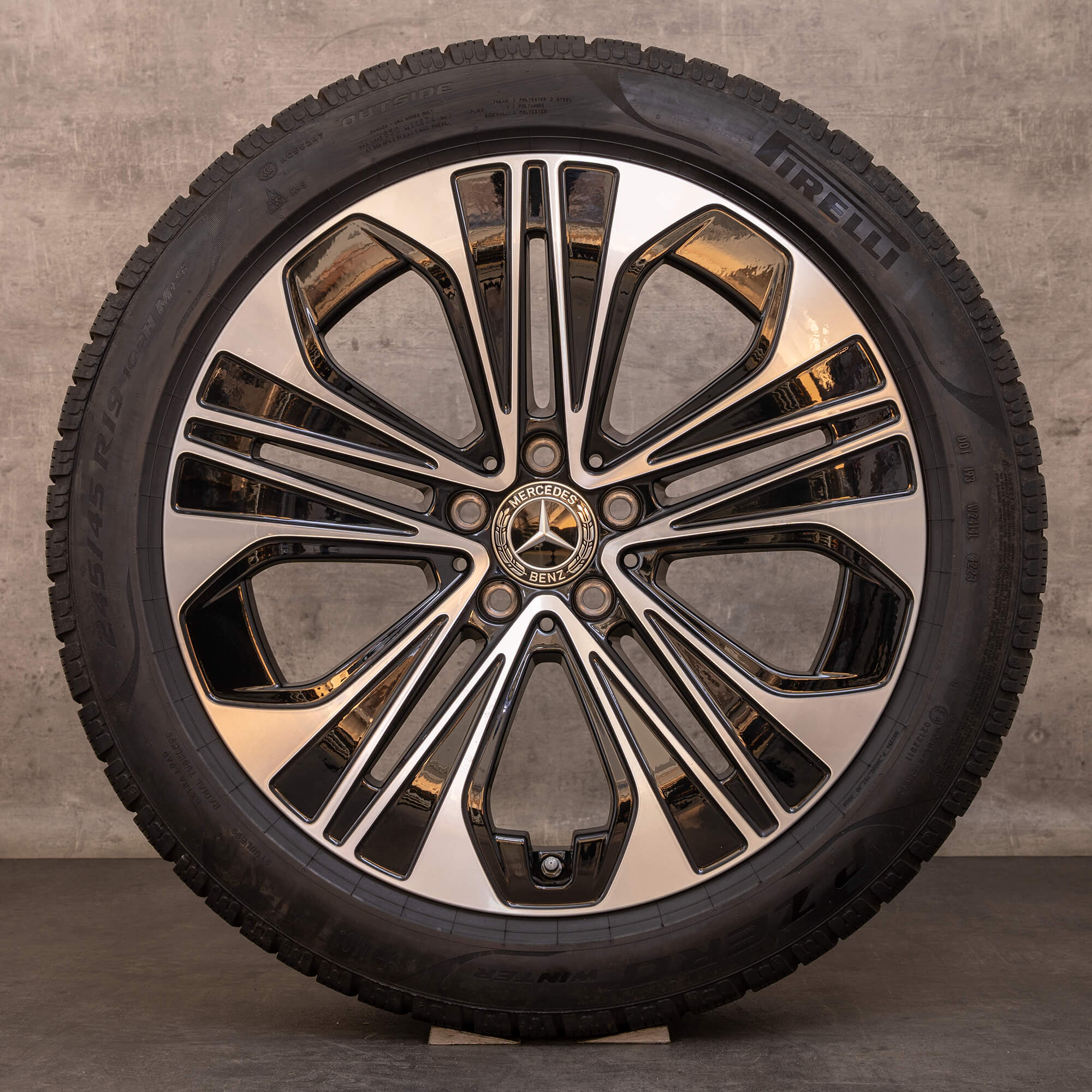 OEM Mercedes Benz E-Class snow tire packages 19 inch W214 S214 rims ...