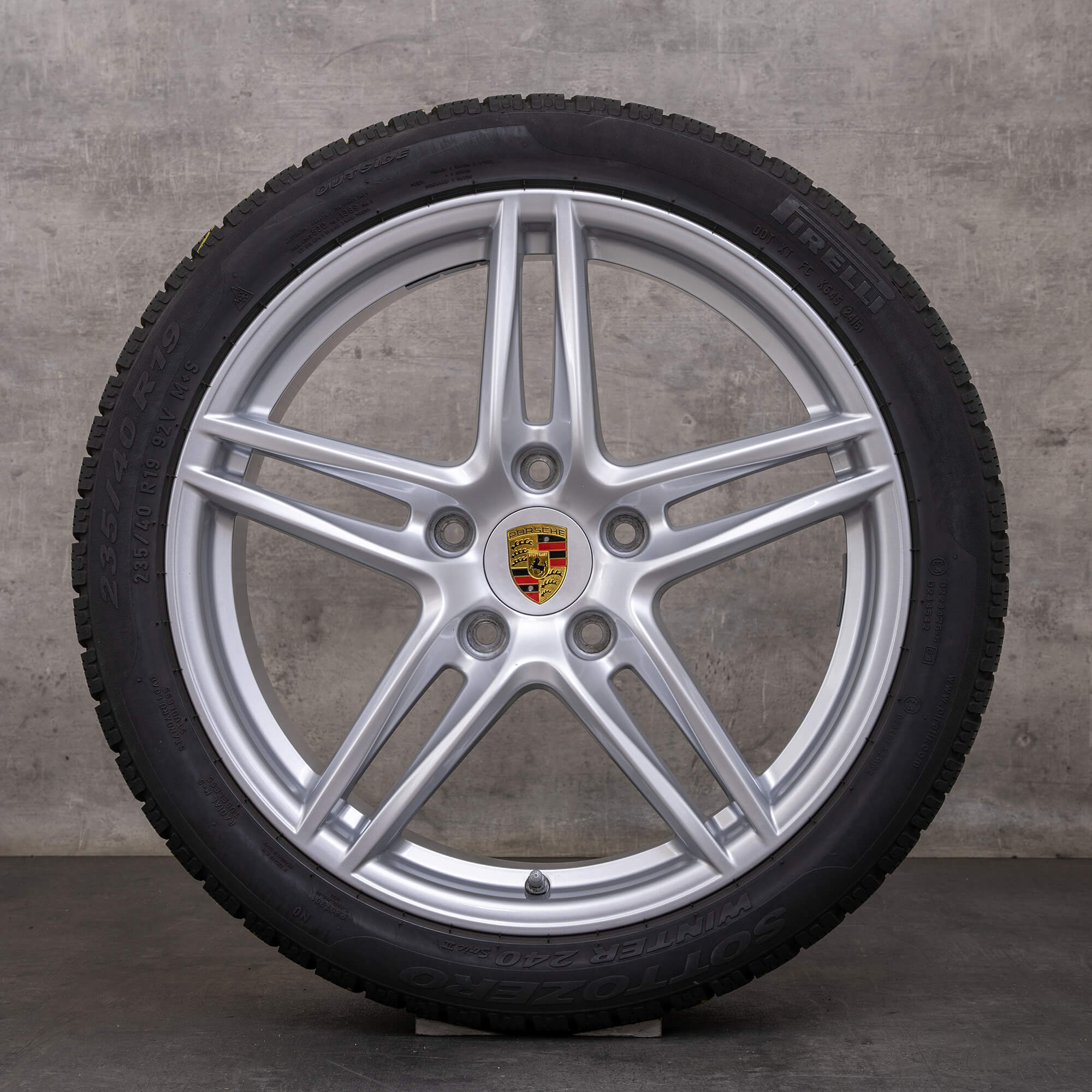 OEM Porsche 911 snow tire packages 19 inch 991 II rims 99136251000 ...