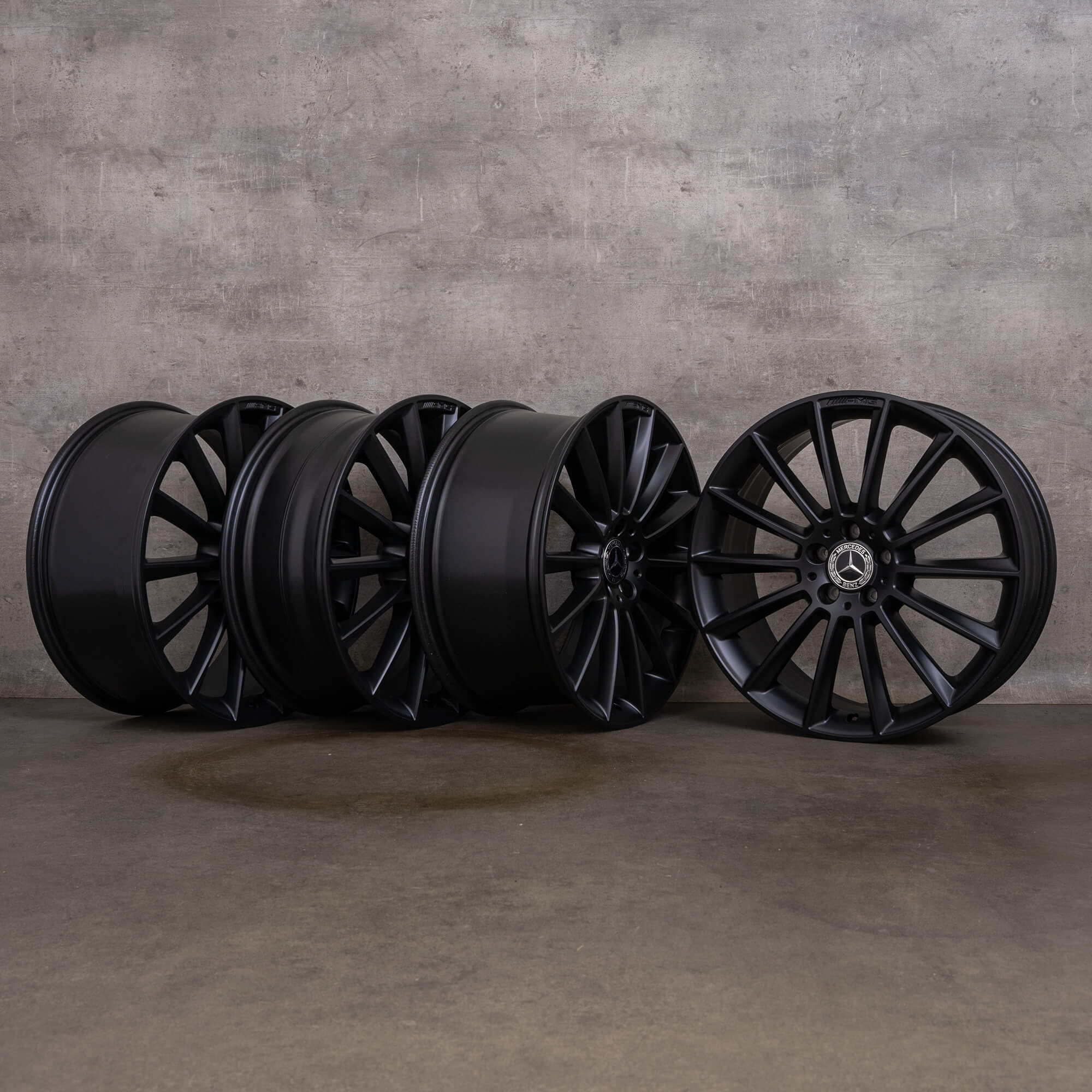 OEM Mercedes Benz E-Class AMG rims 20 inch W213 S213 C238 A238 A2134012200 A2134012300 black matt