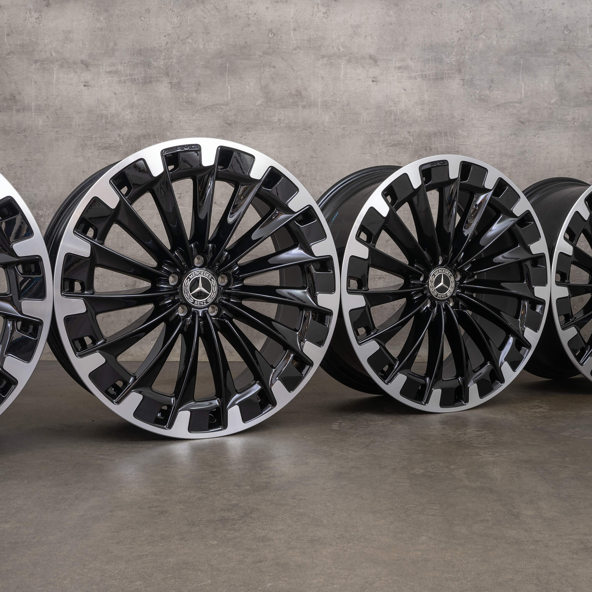 AMG Mercedes Benz EQE X294 SUV 22 inch rims A2944011300 aluminum black