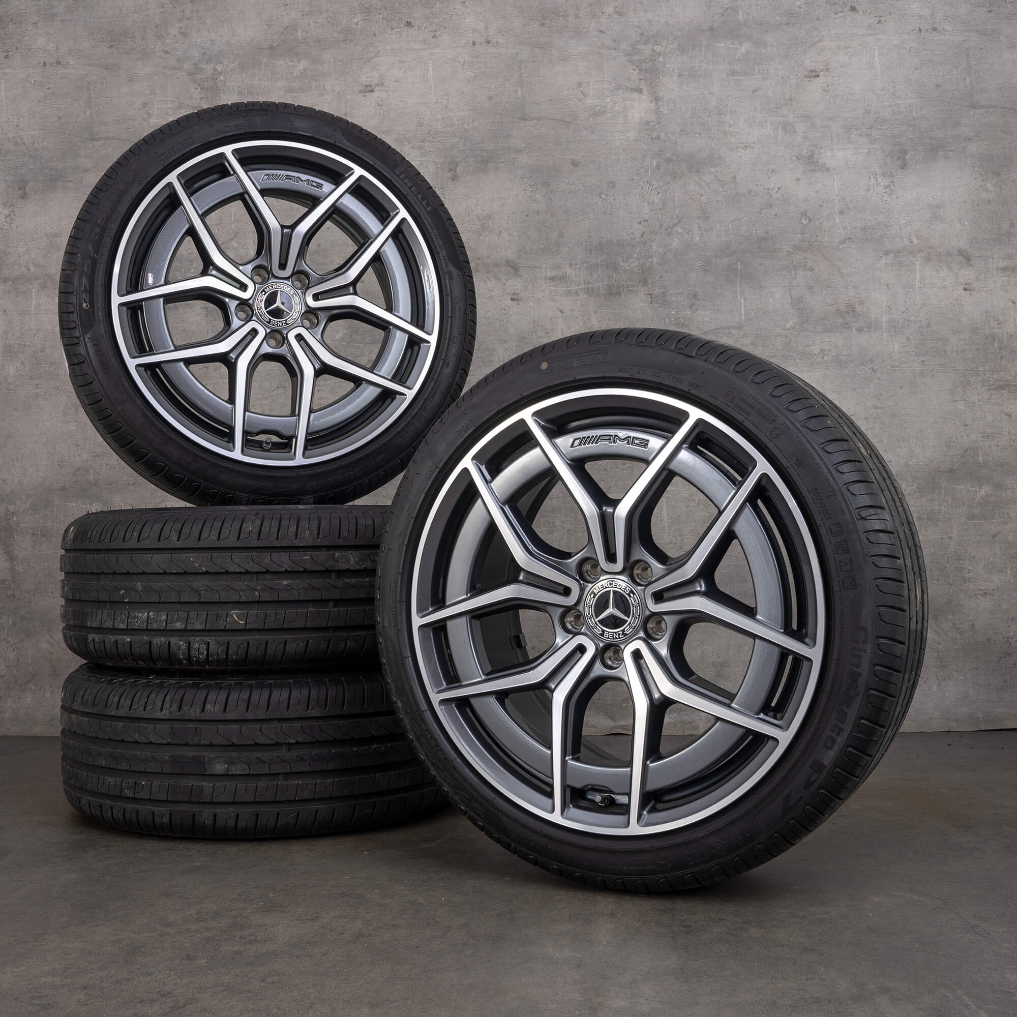 AMG 19 inch rims Mercedes Benz E-Class W213 W238 summer wheels tires