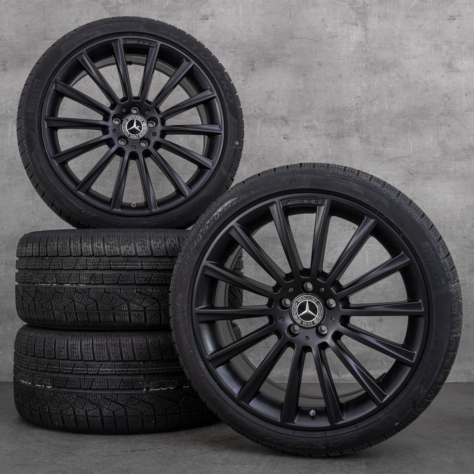 AMG 20 Zoll Winterreifen Mercedes S-Klasse W222 C217 A217 Winterräder Felgen