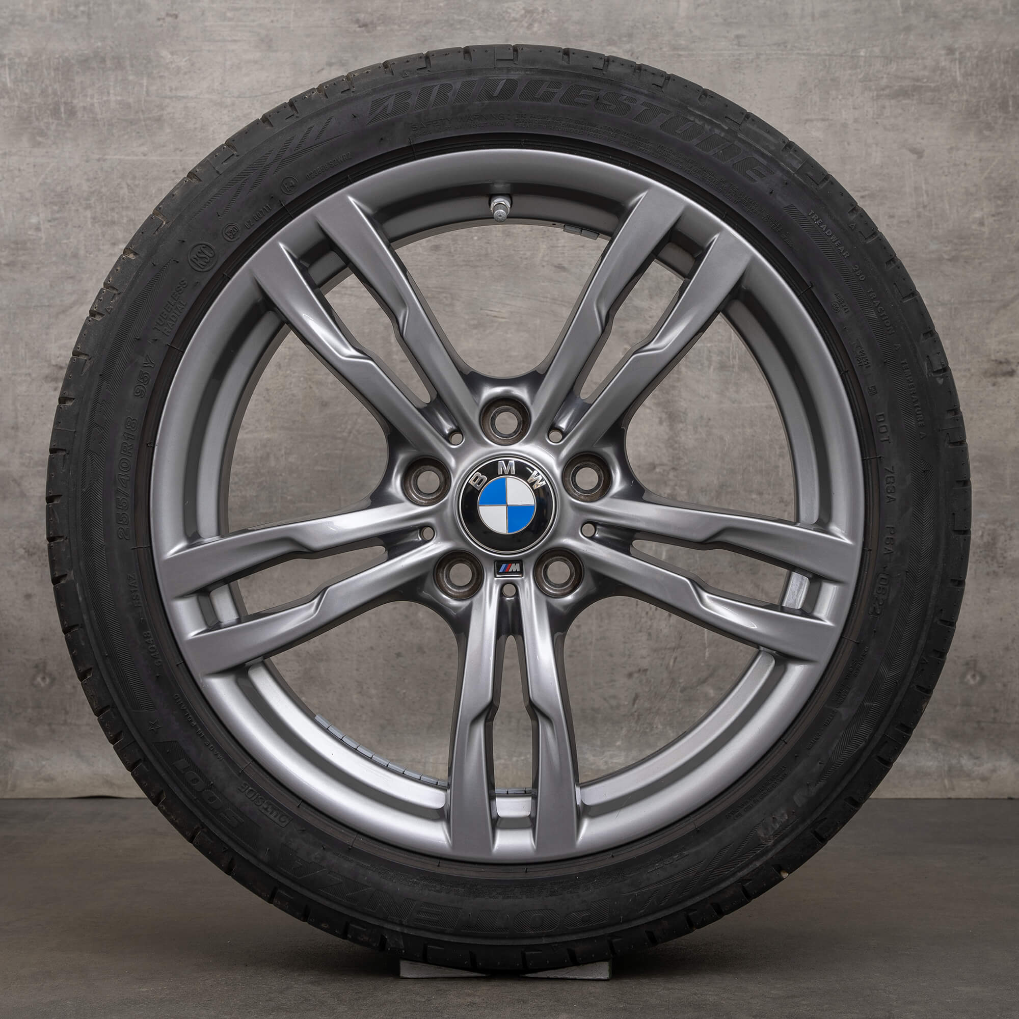 BMW 18 inch rims 3 series F30 F31 4 F32 F33 F36 M441 summer tires wheels