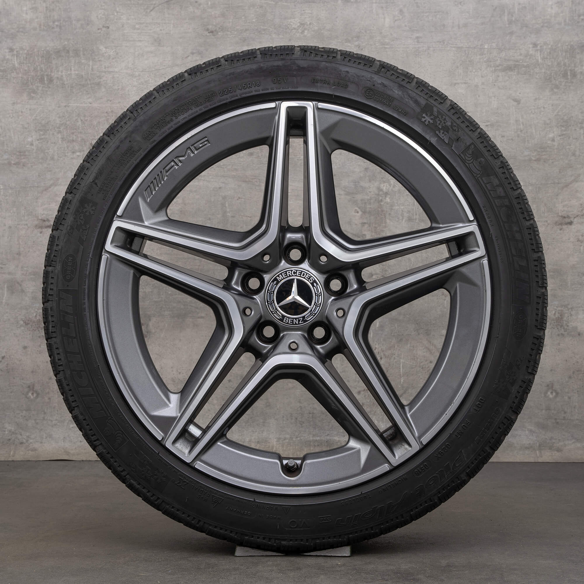 AMG Mercedes Benz C-Class C43 C450 W205 winter wheels tires 18 inch rims