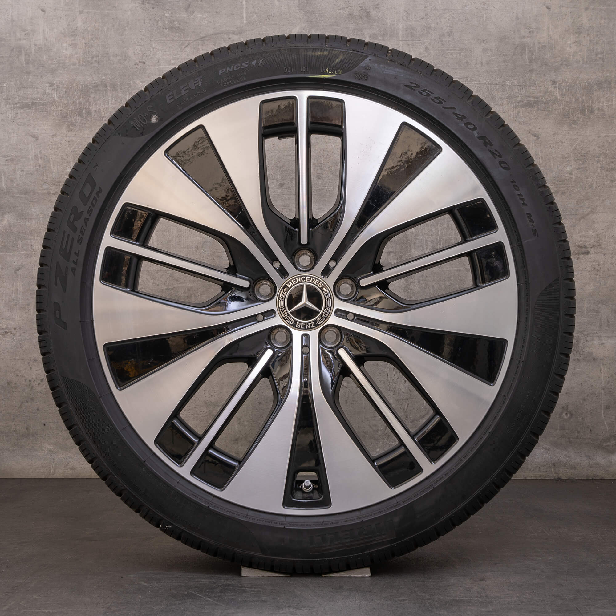 OEM Mercedes Benz EQE all-wheel rims 20 inch V295 A2954011700 black ...