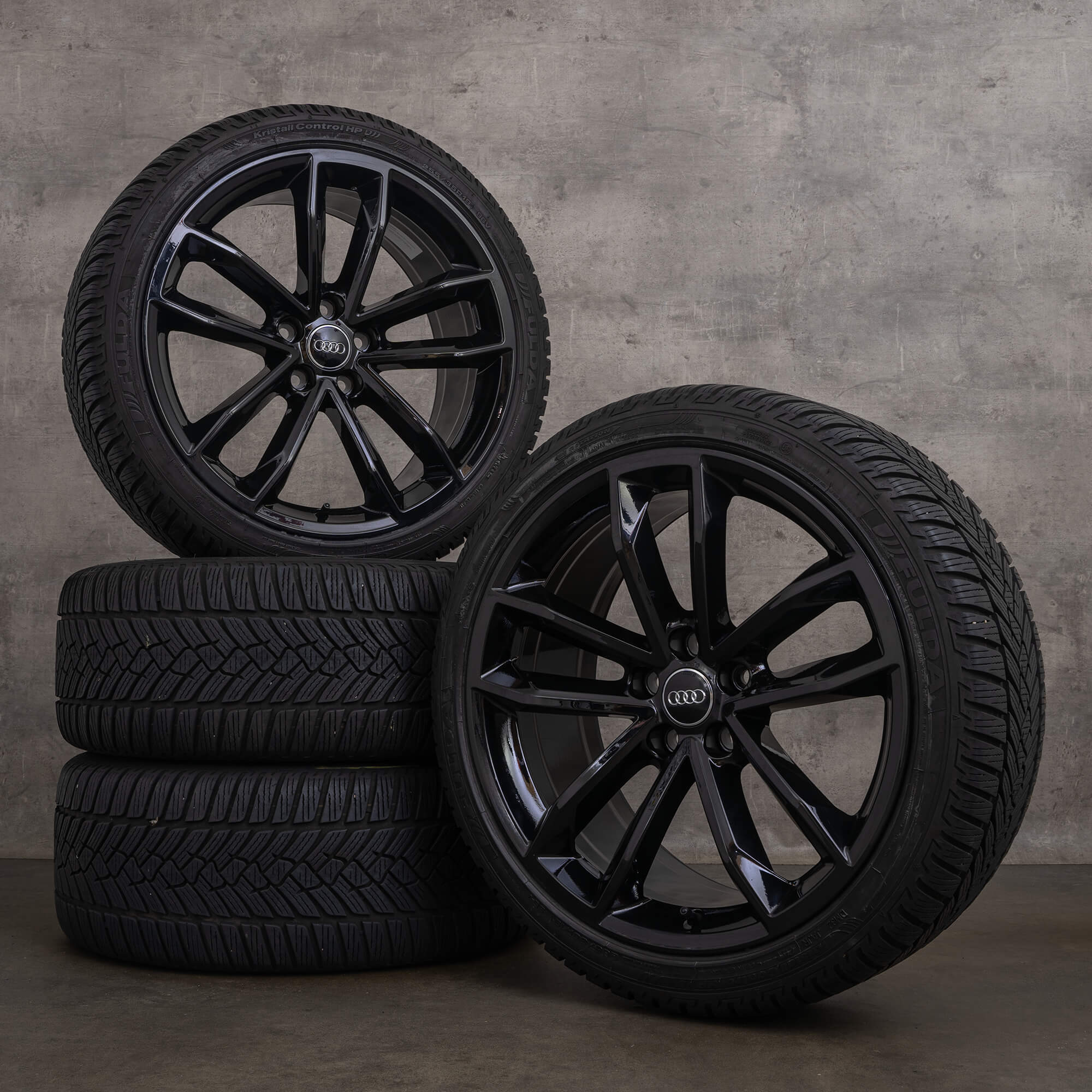 OEM Audi A5 S5 rims 19 inch F5 B9 8W winter tires 8W0601025DF Cavo ...