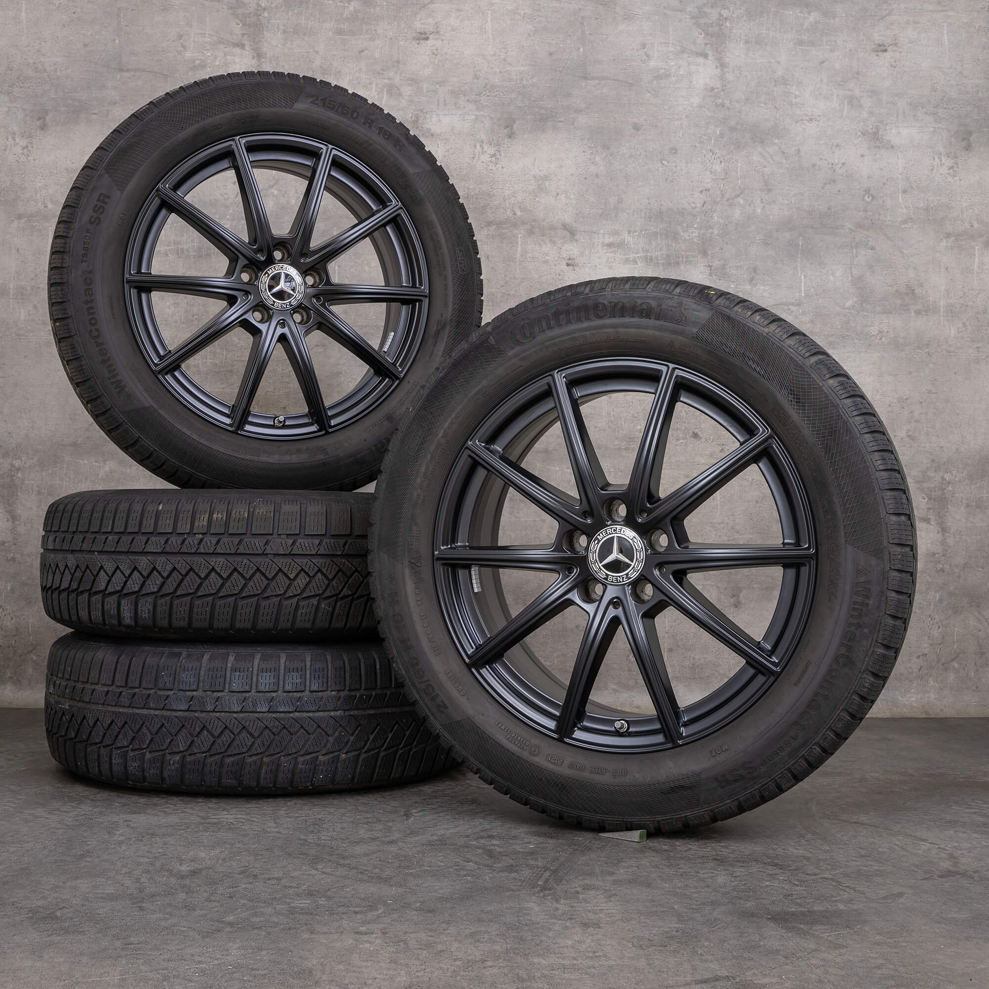 OEM Mercedes Benz GLA GLB snow tire packages 18 inch H247 X247 rims ...