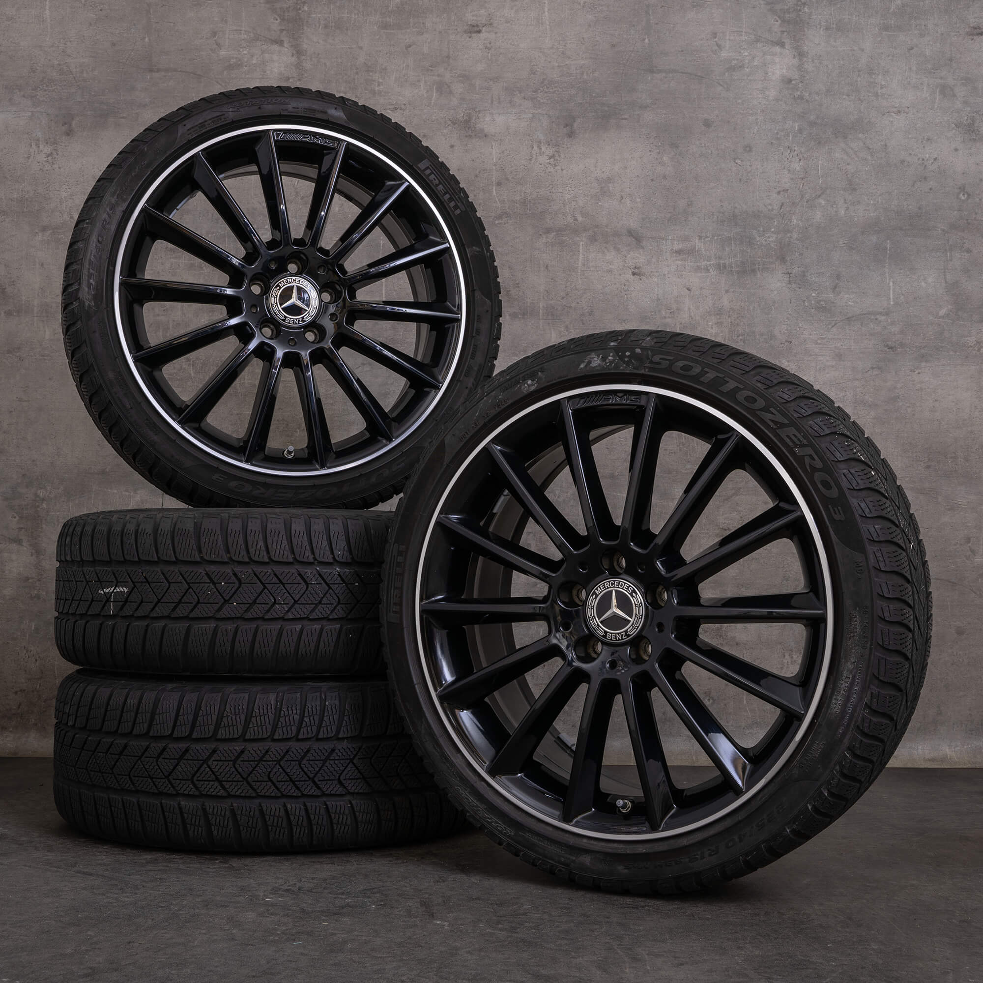 OEM Mercedes Benz A B Class CLA snow tire packages 19 inch W177 V177 ...