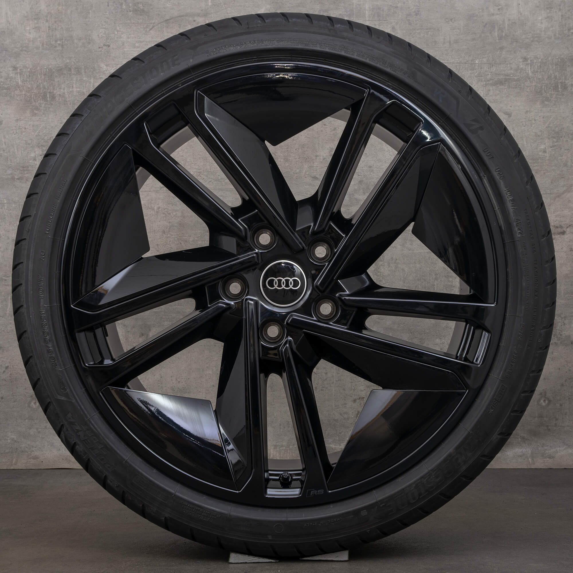 Audi 21 inch rims e-tron GT RS FW summer OEM wheels 4J3601025L 4J3601025M