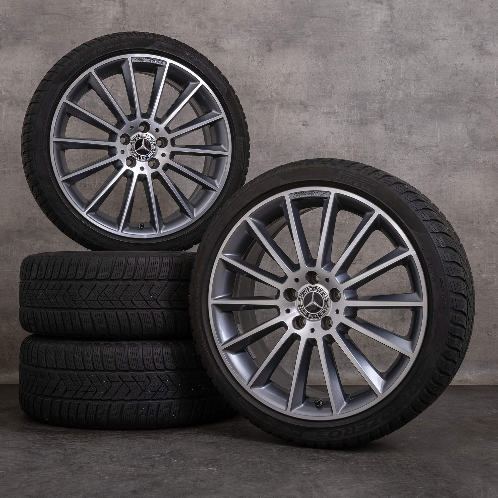 OEM Mercedes Benz A B Class CLA snow tire packages 19 inch W177 V177 ...