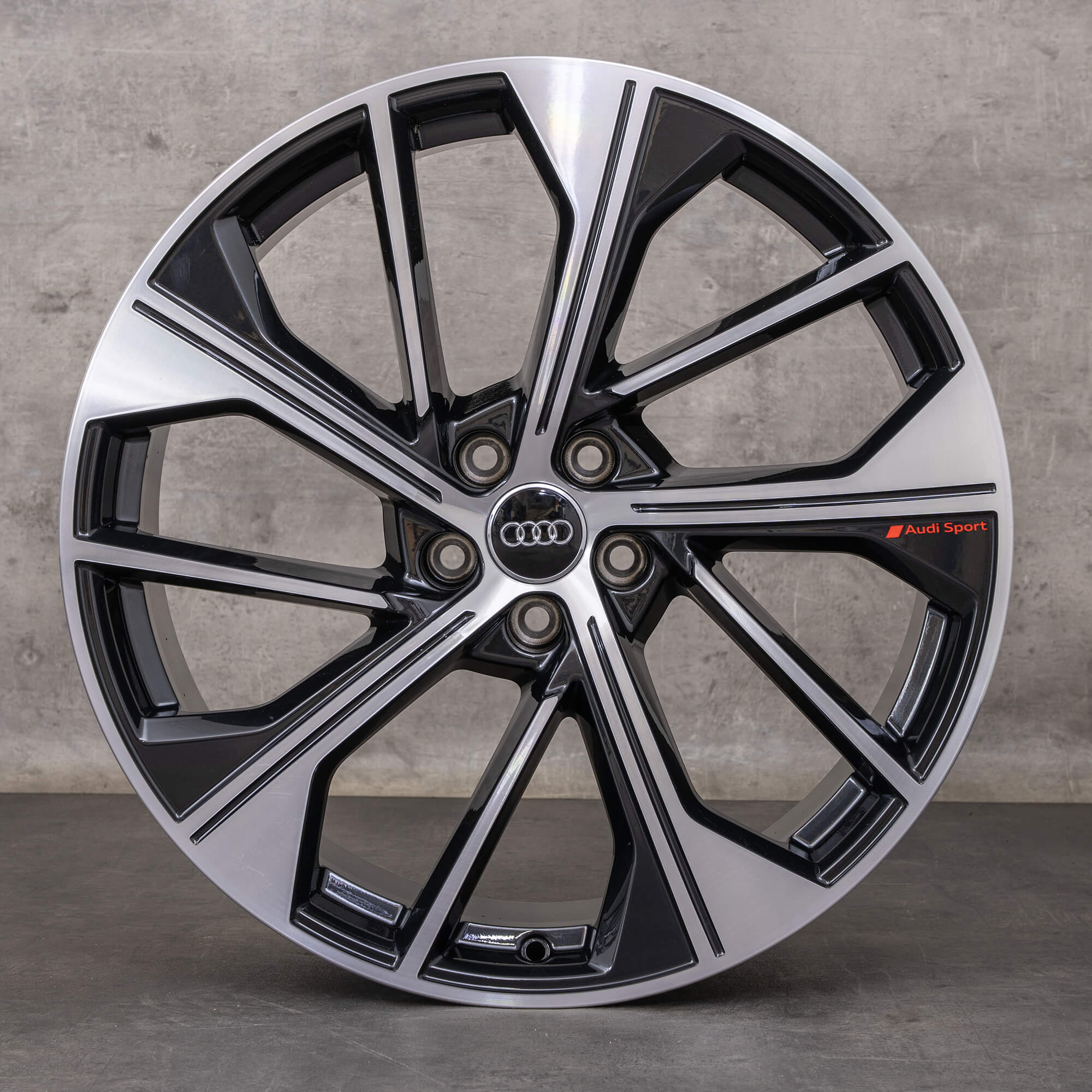 OEM Audi Q5 SQ5 Rims 21 inch FY 80A601025BQ granit glossy turned